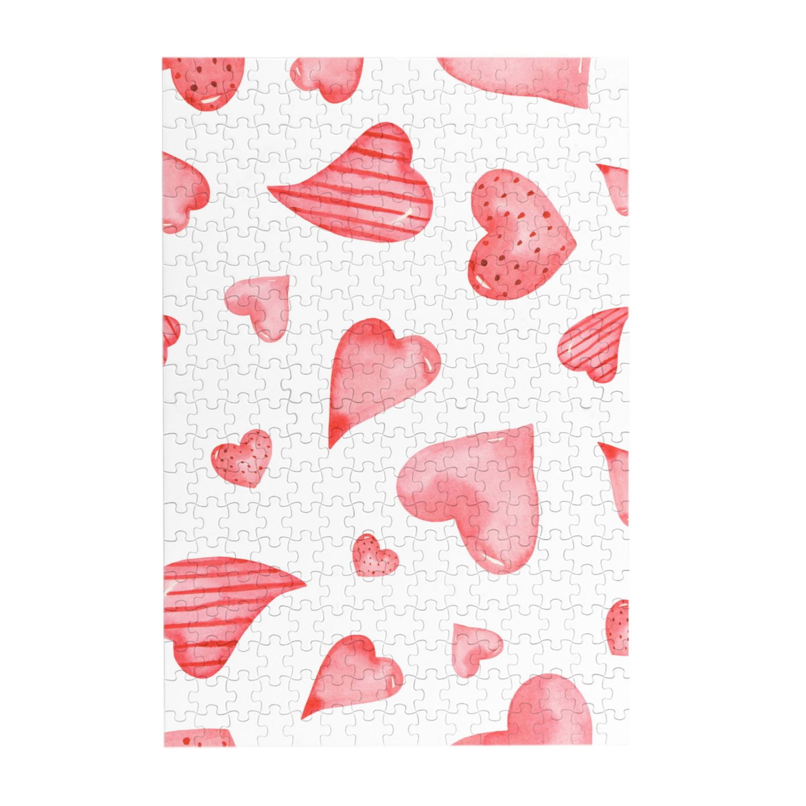 Kll Pink Hearts - 300 Piece Jigsaw Puzzle For Adult And Teenagers ...