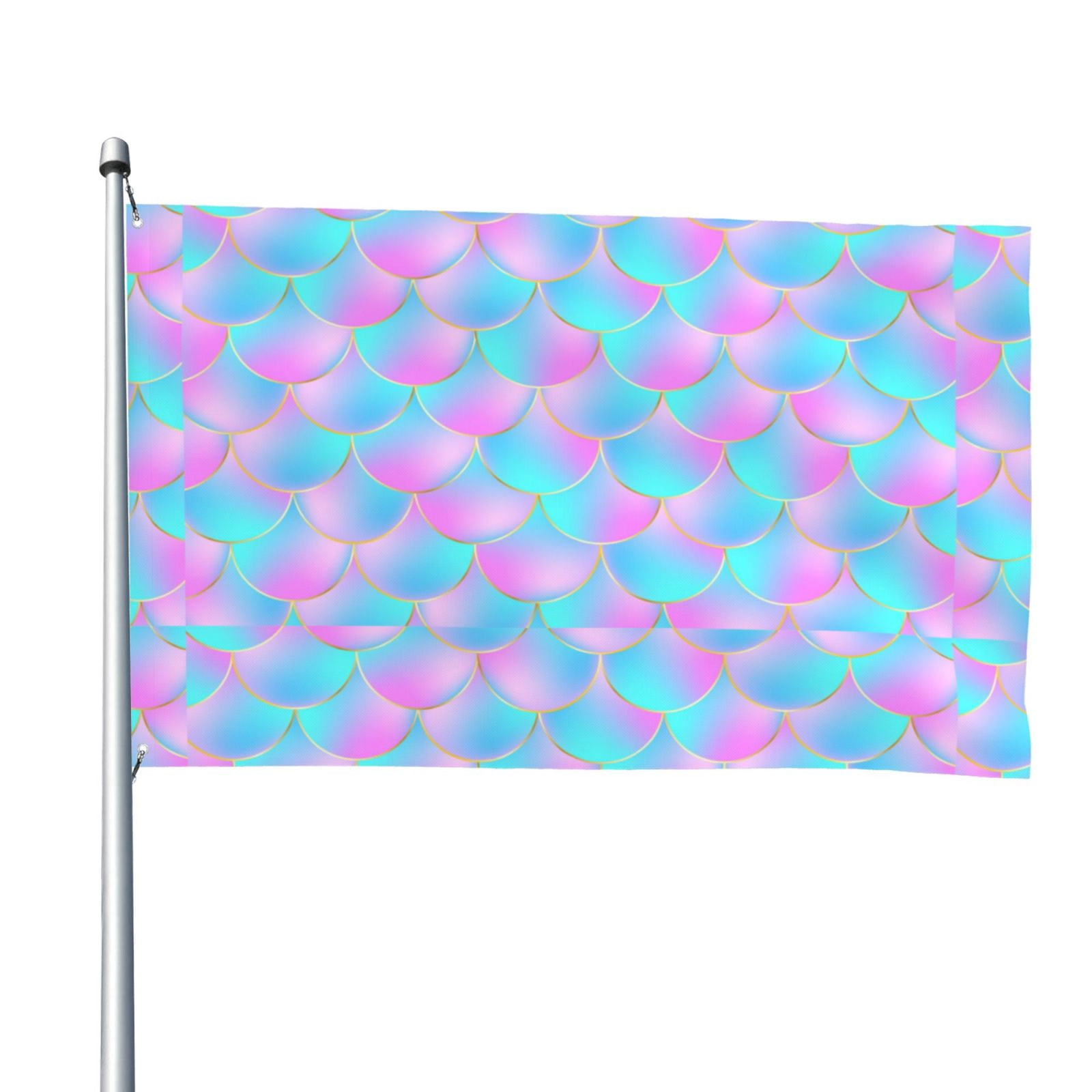 Kll Purple Dragon Scales Flag 4x6 Ft Parade Party Flag Outdoor Flag ...