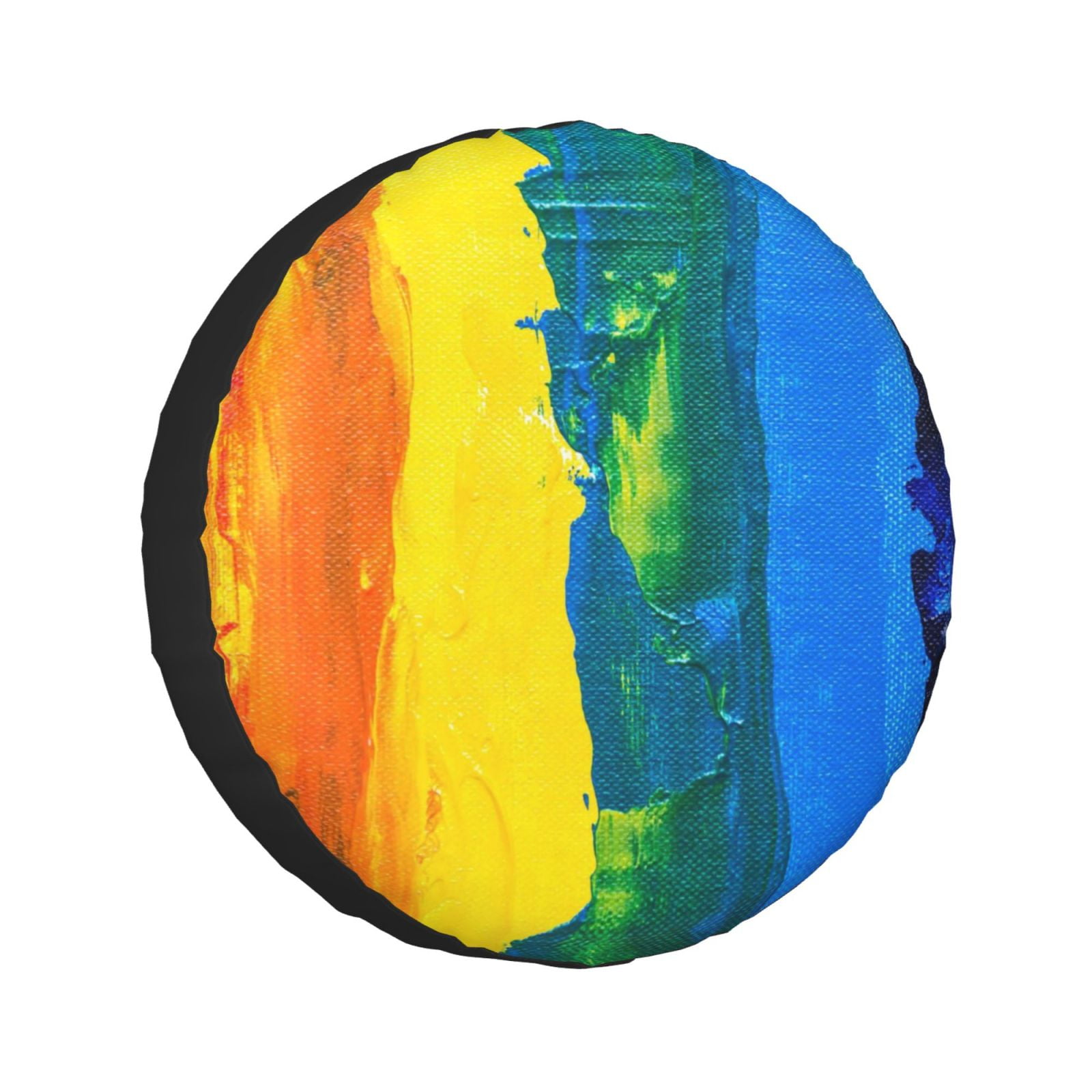 Kll Rainbow Colored Tire Cover,Universal Wheel Tire Cover For Trailer ...