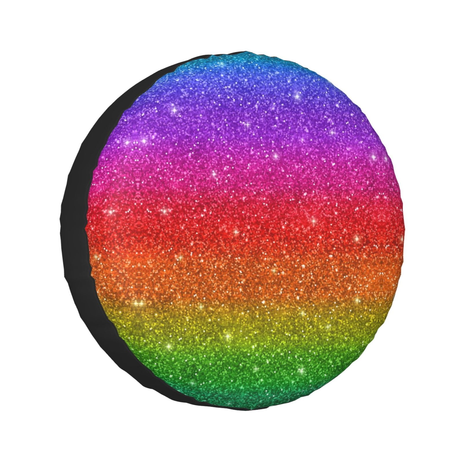 Kll Rainbow Glitter Tire Cover,Universal Wheel Tire Cover For Trailer ...