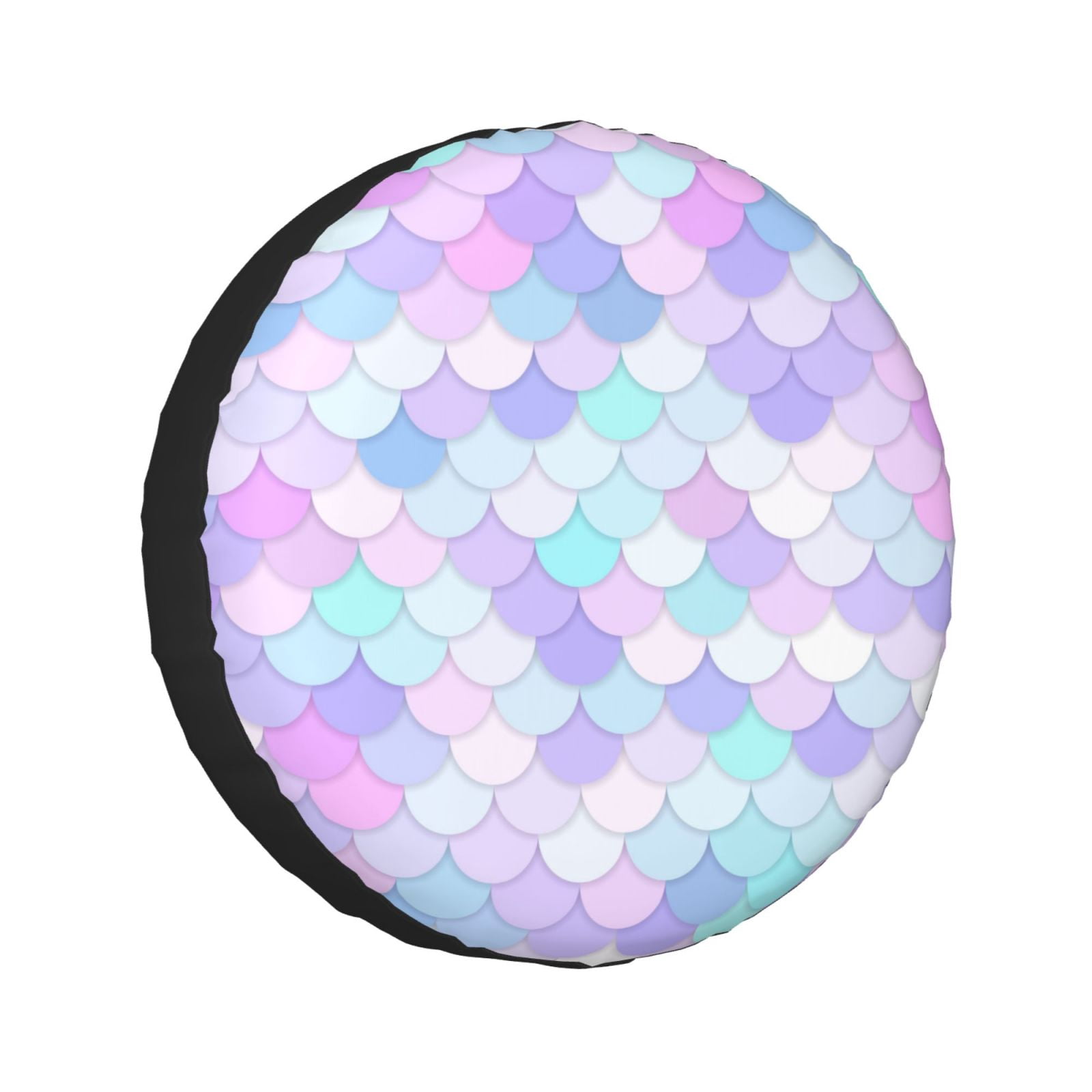 Kll Rainbow Scales Tire Cover,Universal Wheel Tire Cover For Trailer ...