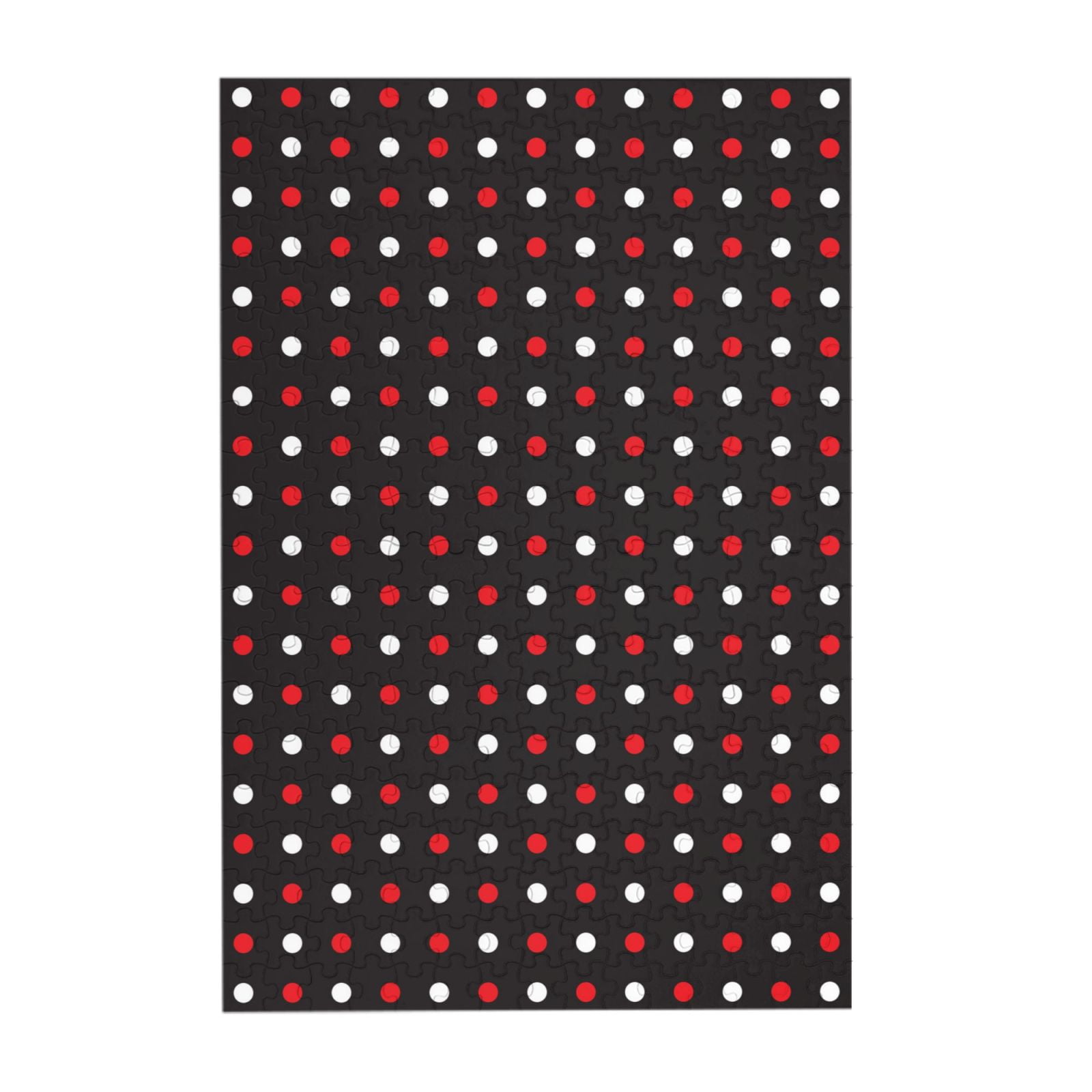 Kll Red And White Polka Dots - 300 Piece Jigsaw Puzzle For Adult And ...