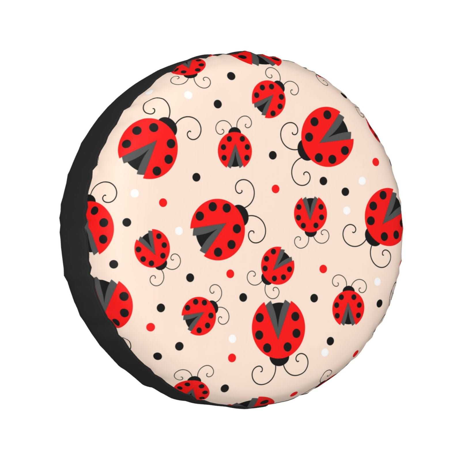 Kll Red Ladybug Tire Cover,Universal Wheel Tire Cover For Trailer, Rv ...