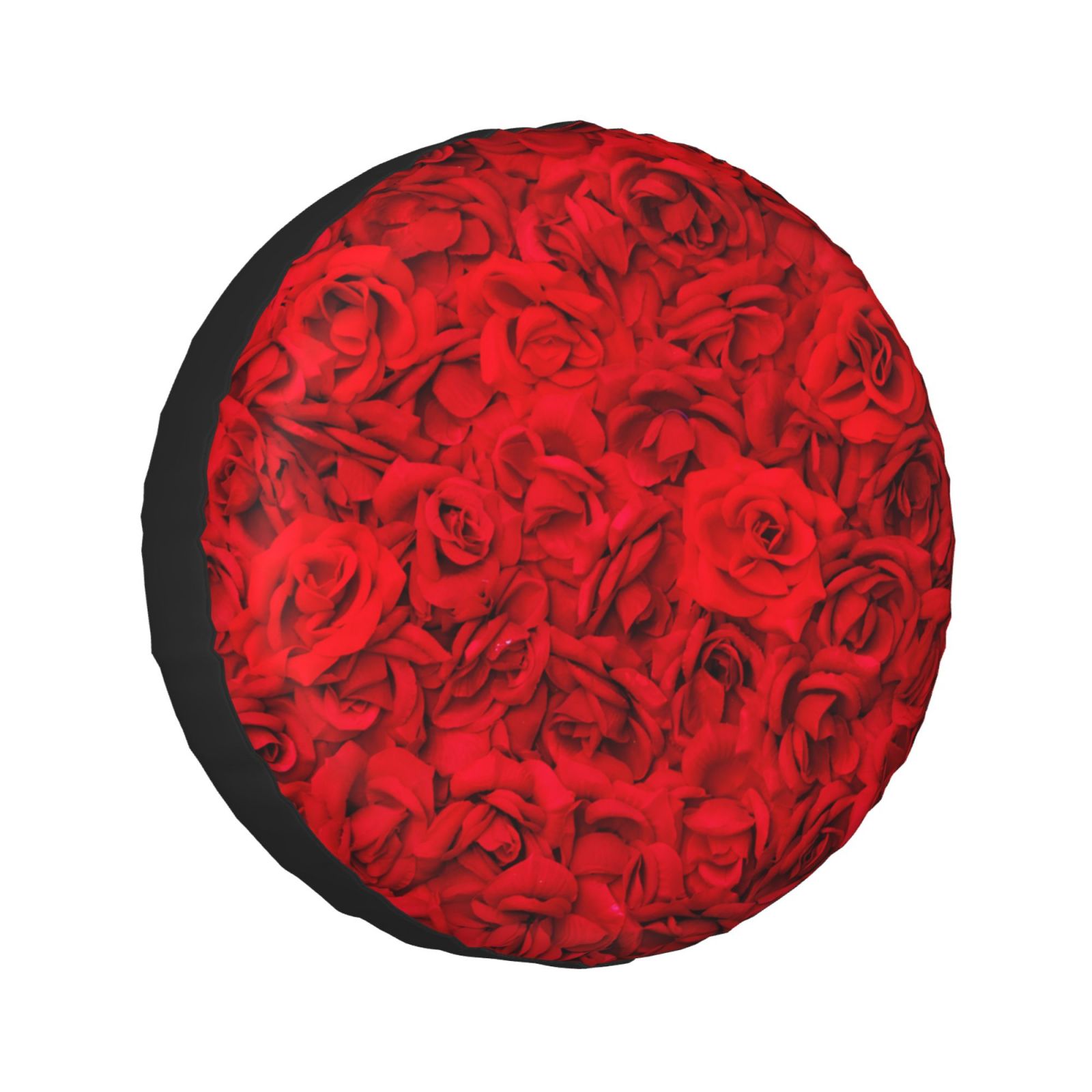 Kll Red Rose Tire Cover,Universal Wheel Tire Cover For Trailer, Rv, Suv ...