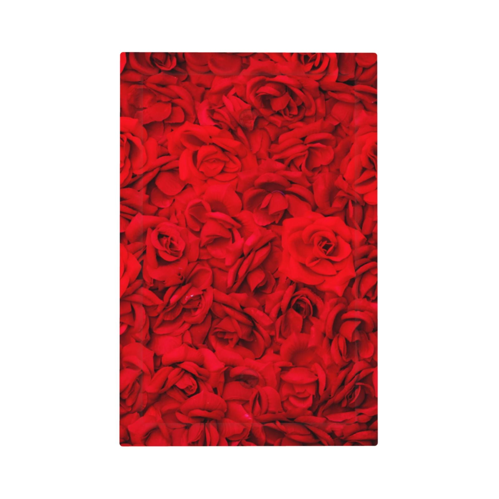 Kll Red Rose Wall Plate,Gloss Finish,Standard Size 1 - 5" X 3 ...