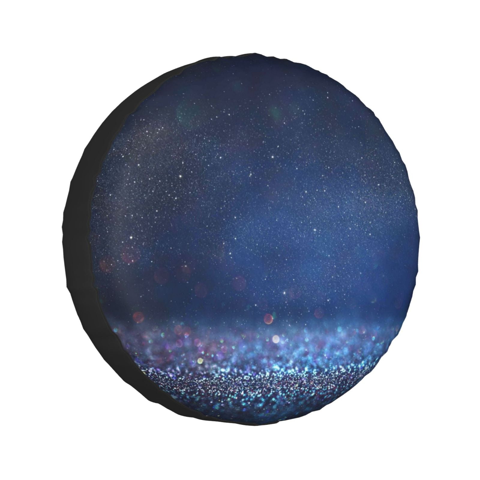 Kll Retro Blue Glitter Tire Cover,Universal Wheel Tire Cover For ...