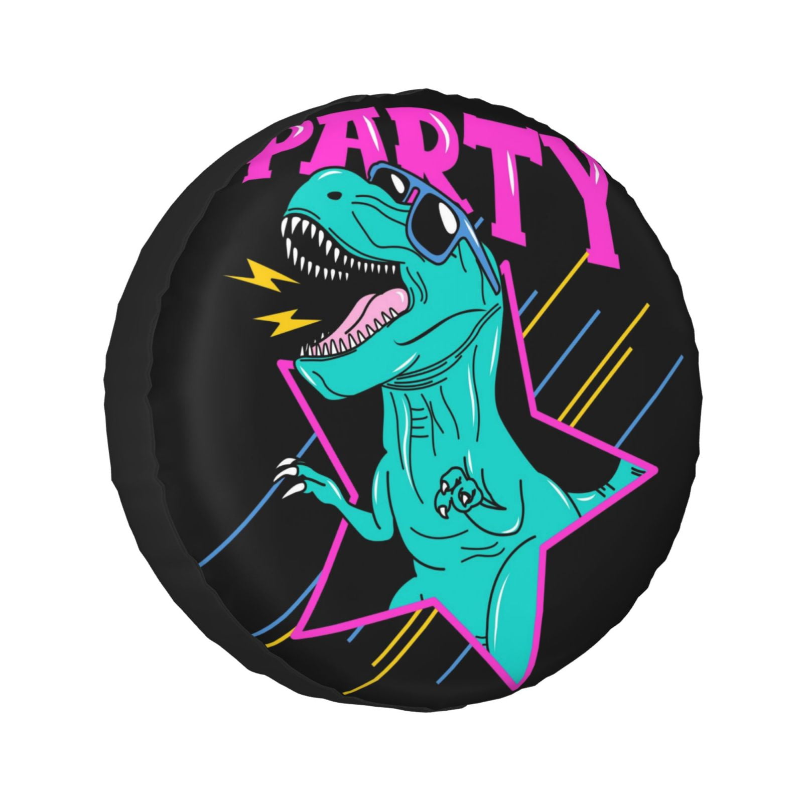 Kll Rex Dinosaur With Sunglasses Tire Cover,Universal Wheel Tire Cover ...