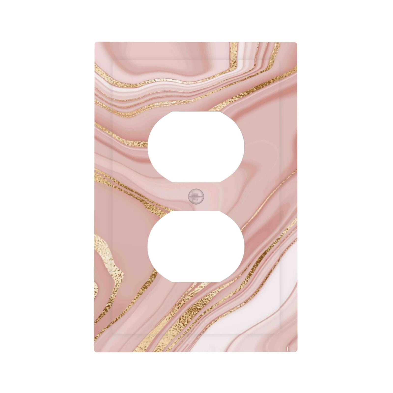 Kll Rose Gold Glitter Splatter Wall Plate,Gloss Finish,Standard Size 1 ...