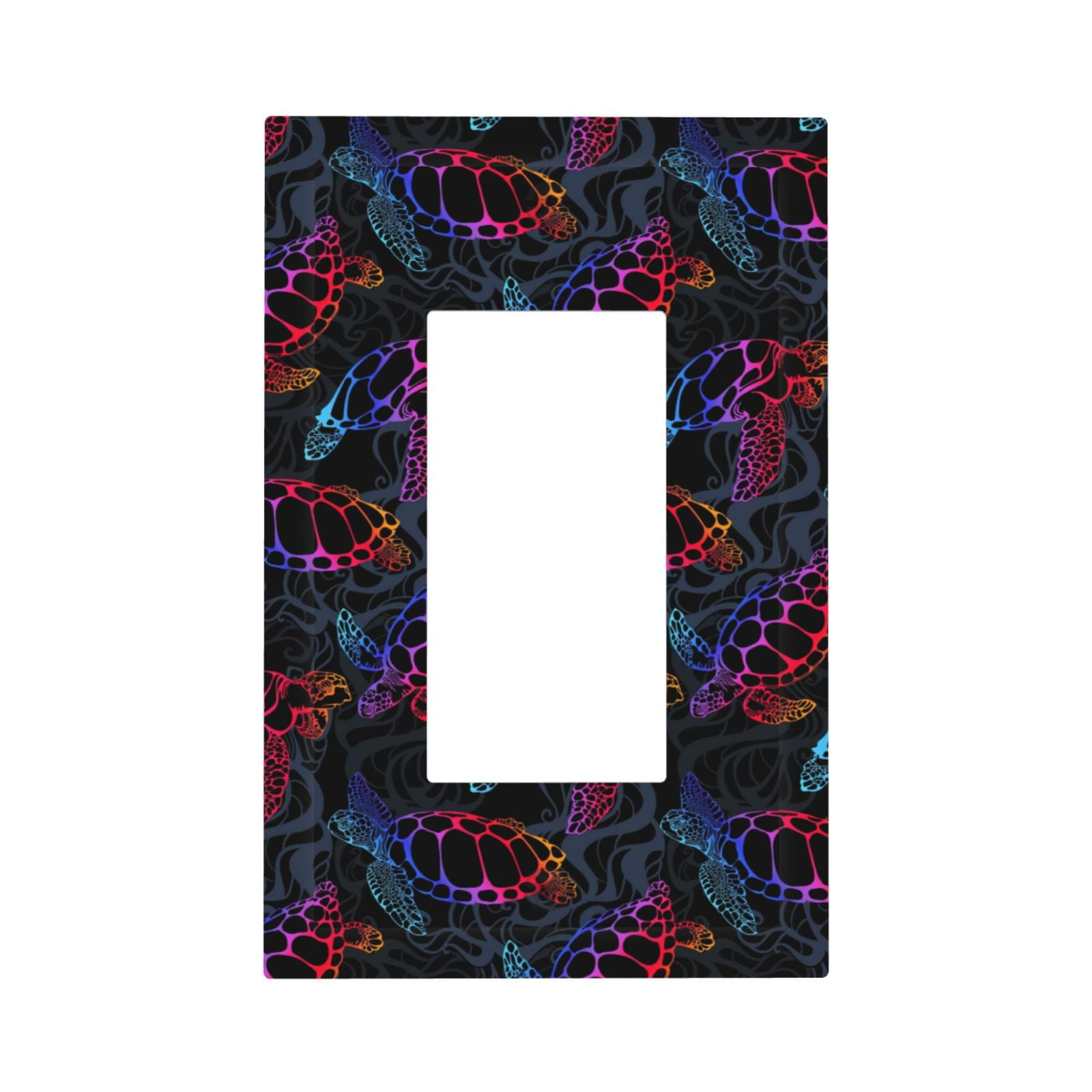 Kll Sea Turtle Wall Plate,Gloss Finish,Standard Size 1 - 5" X 3 ...