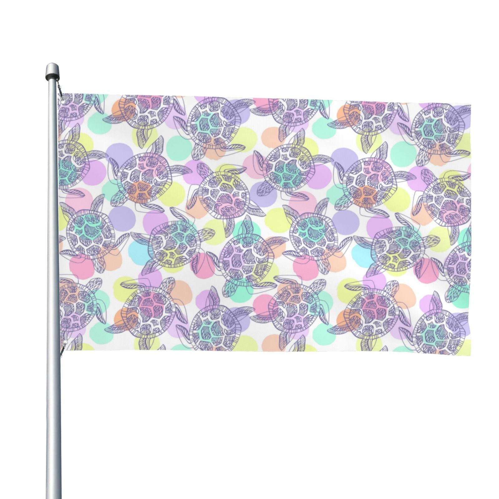Kll Sea Turtles Flag 4x6 Ft Parade Party Flag Outdoor Flag Decorative ...
