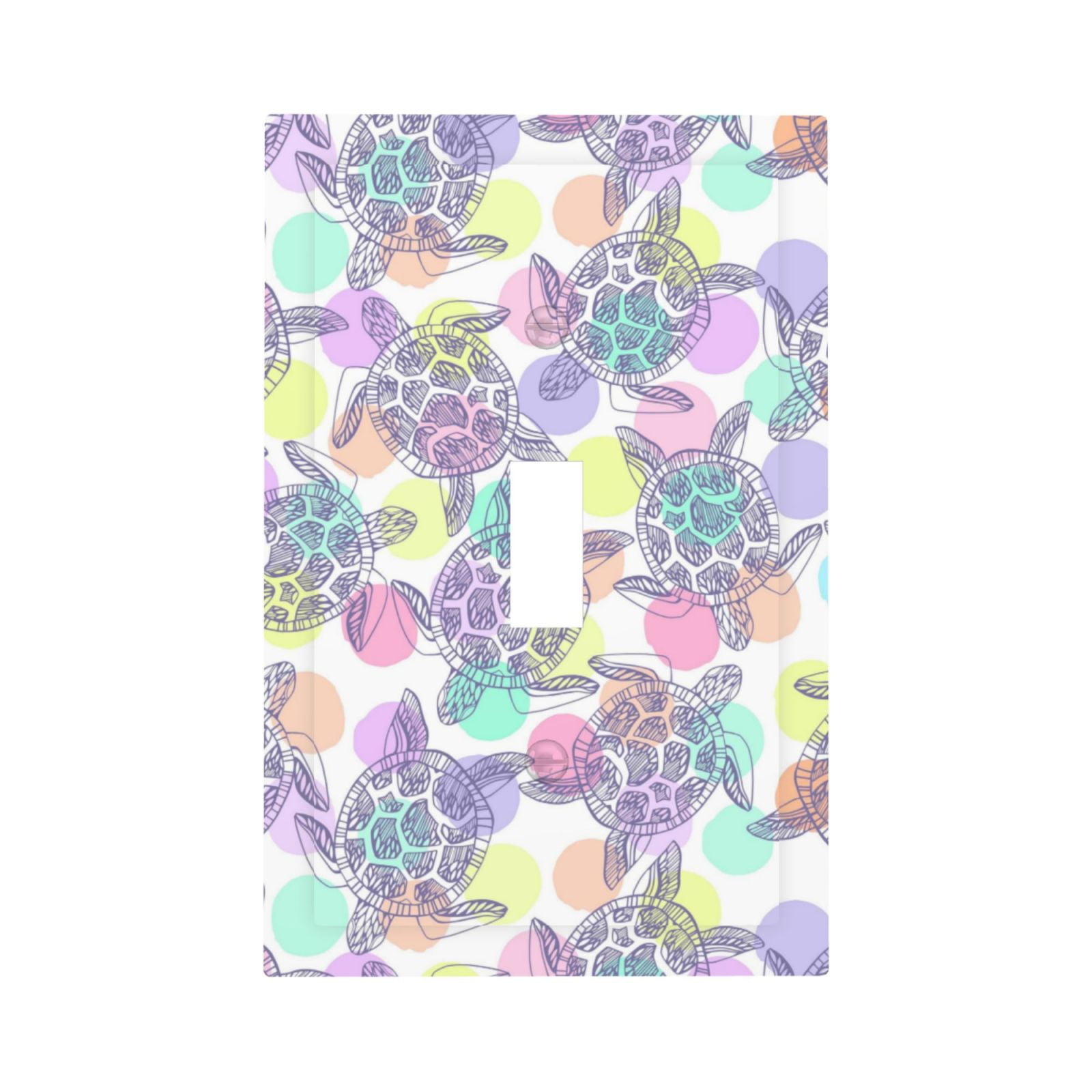 Kll Sea Turtles Wall Plate,Gloss Finish,Standard Size 1 - 5" X 3 ...