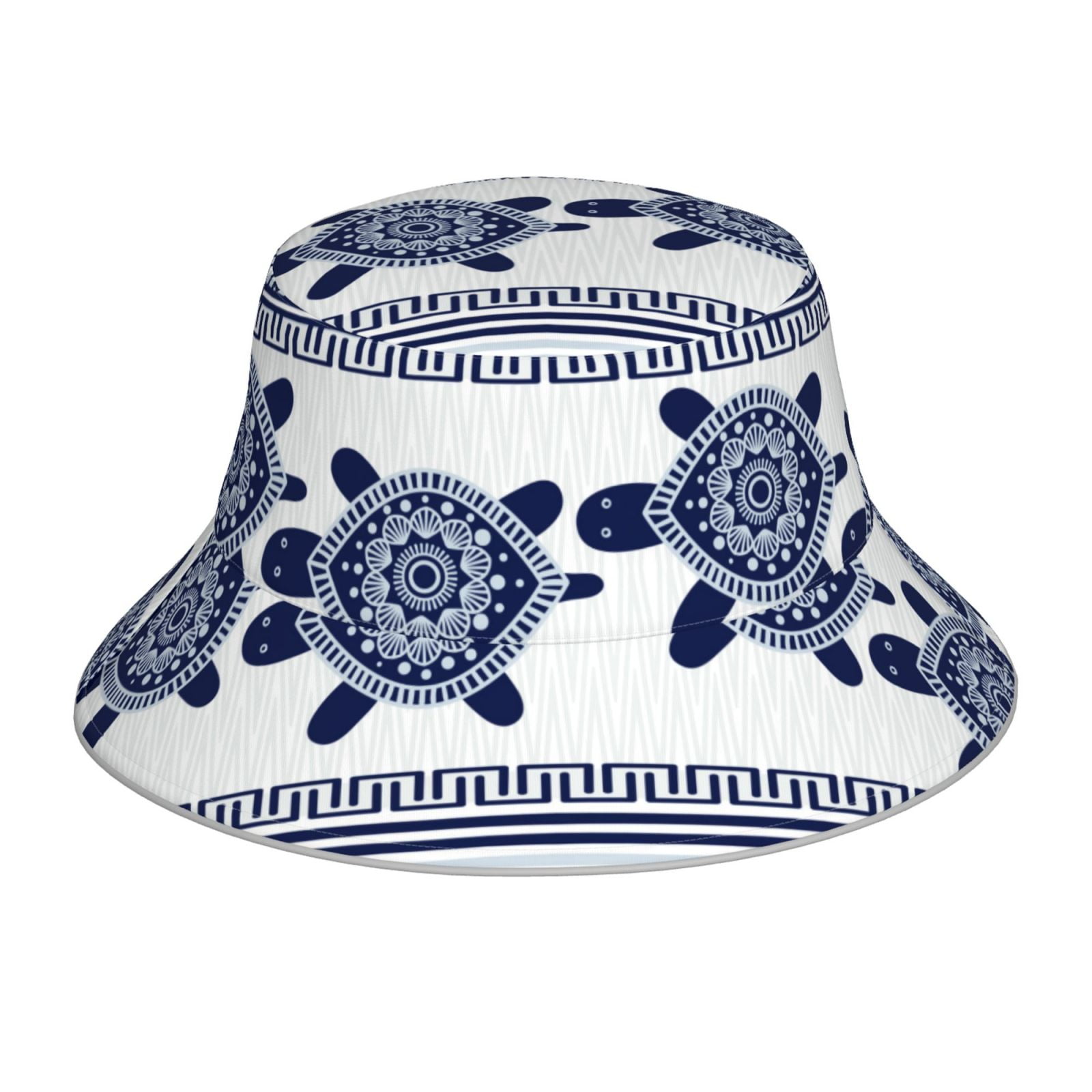 Kll Sea Underwater Turtles Bucket Hat For Women Men Packable Travel ...