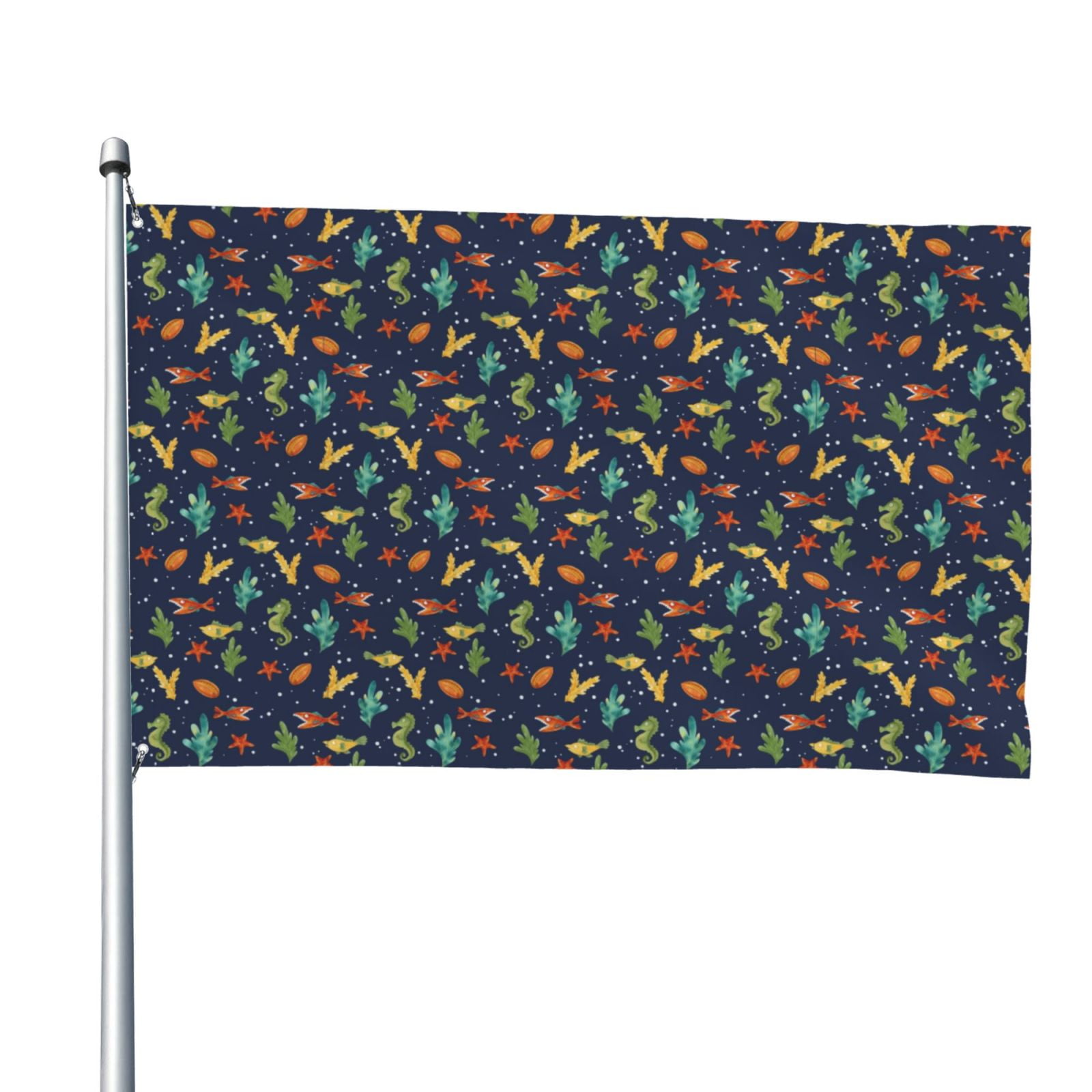 Kll Shells And Seaweed Flag 4x6 Ft Parade Party Flag Outdoor Flag ...