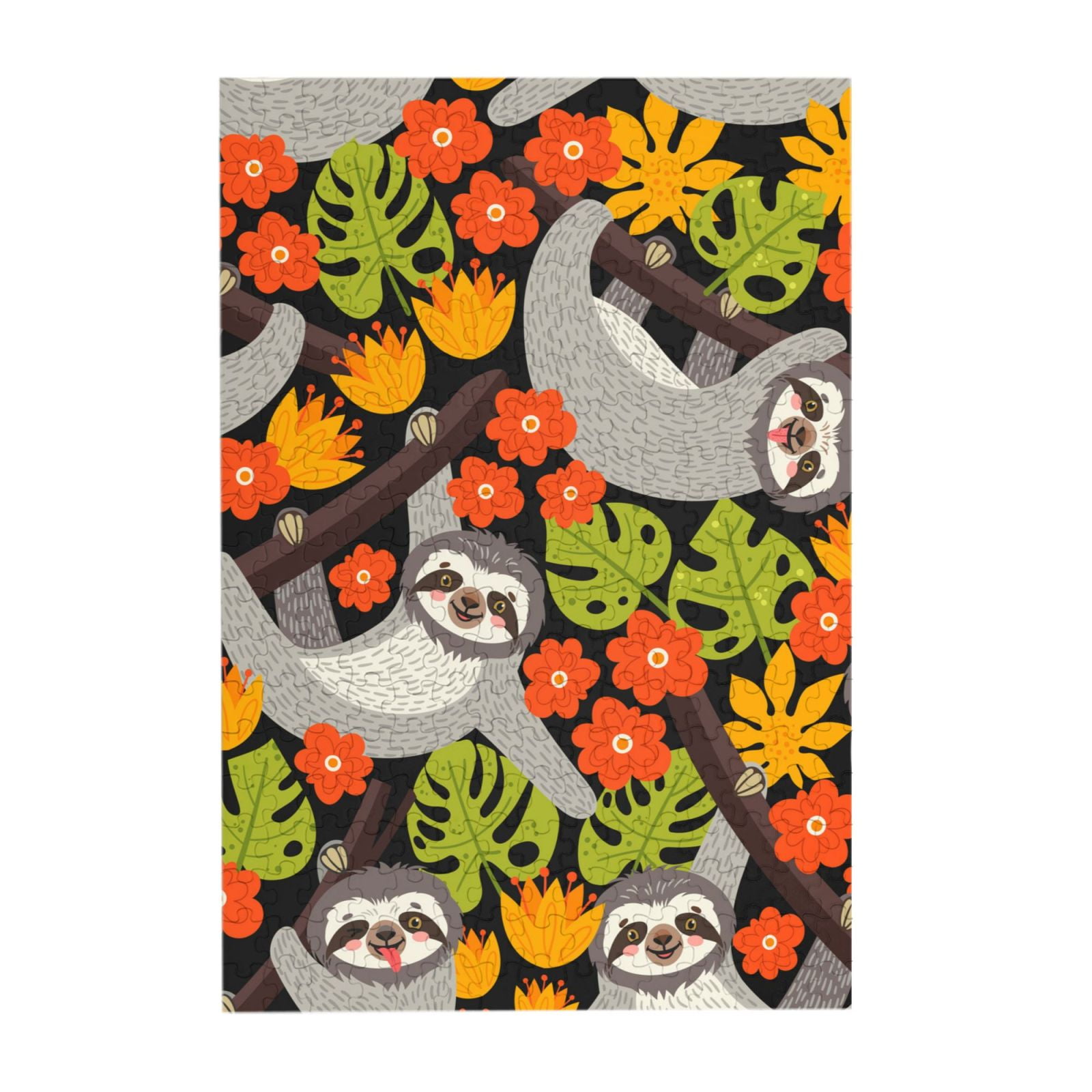 Kll Sloth On The Branch - 300 Piece Jigsaw Puzzle For Adult And ...