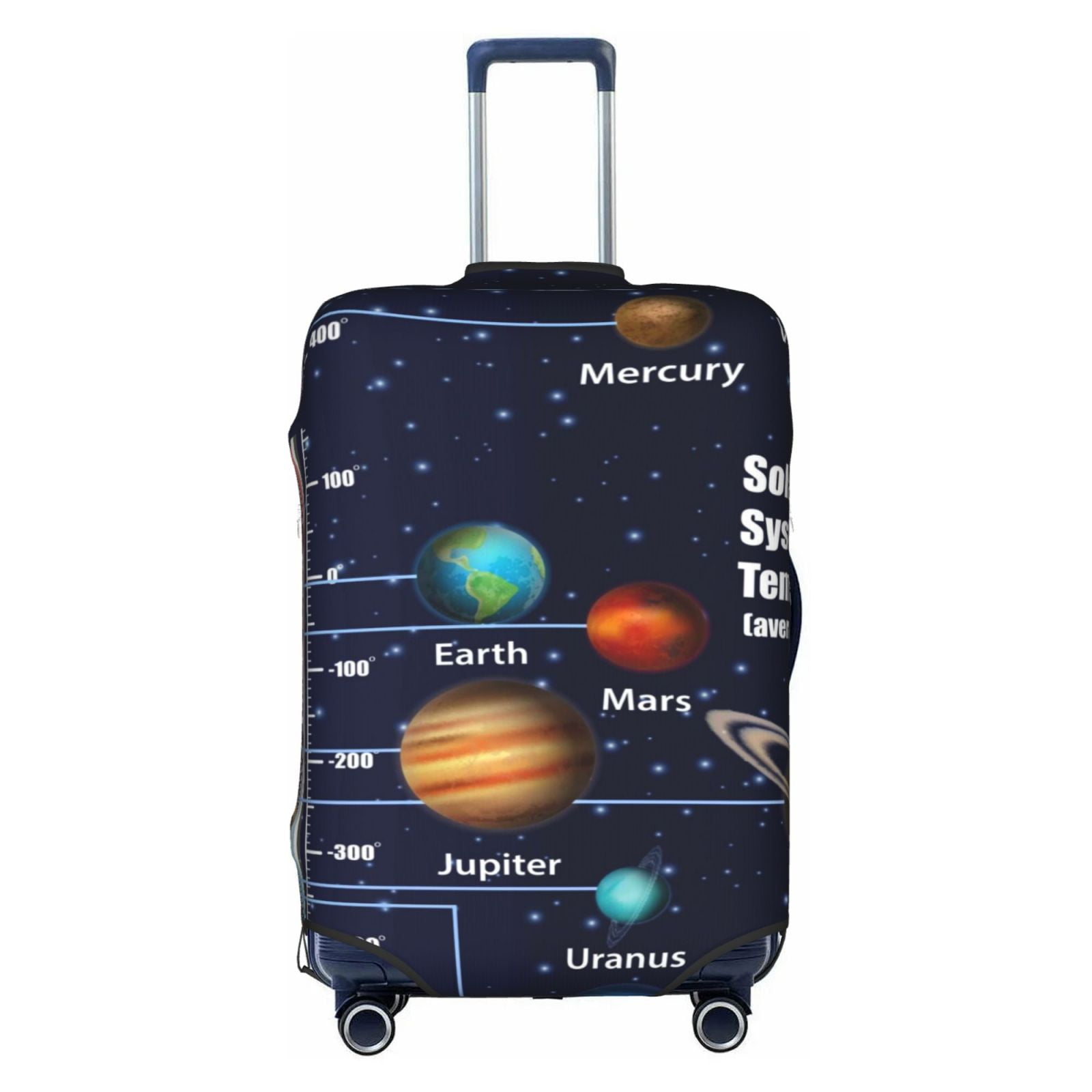 Kll Solar System Temperatures Diagram Luggage Cover Suitcase Cover ...