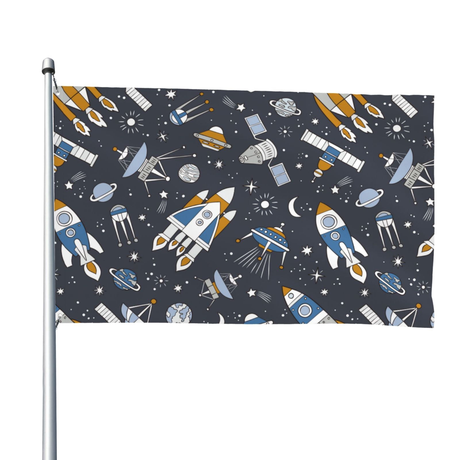 Kll Space Cars Flag 4x6 Ft Parade Party Flag Outdoor Flag Decorative ...