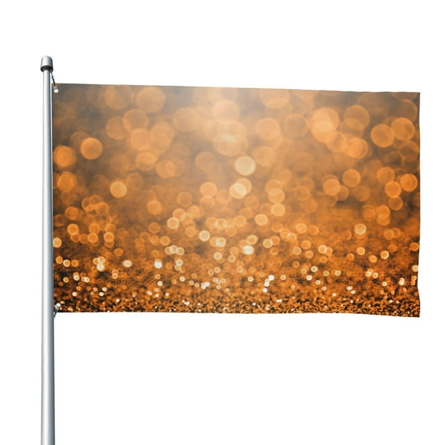 Kll Sparkling Orange And Black Flag 4x6 Ft Parade Party Flag Outdoor ...