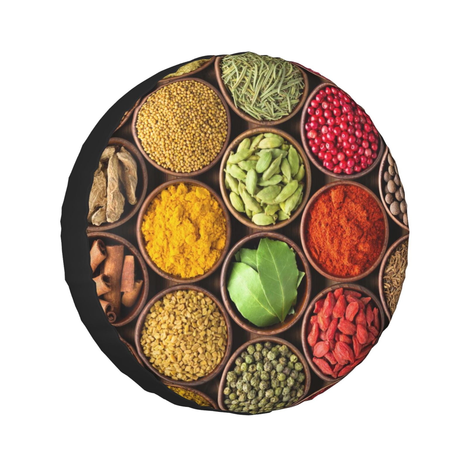 Kll Spices And Herbs Tire Cover,Universal Wheel Tire Cover For Trailer ...