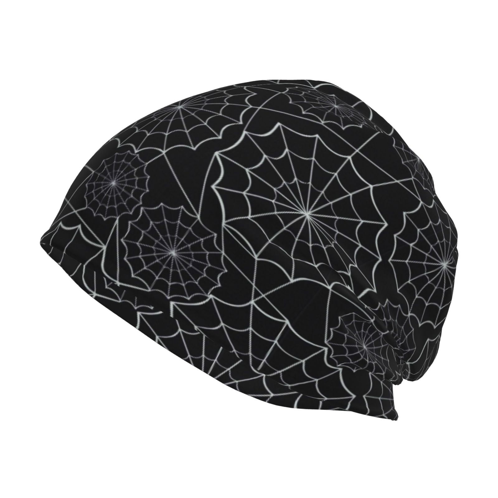 Kll Spider Web Black Winter Fall Beanie Knit Hats For Men & Women ...