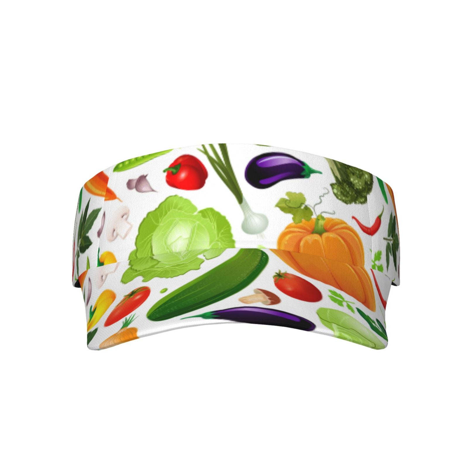 Kll Sport Sun Visor Hats Ball Caps Empty Top Baseball Sun Cap For Men Women Vegetables2