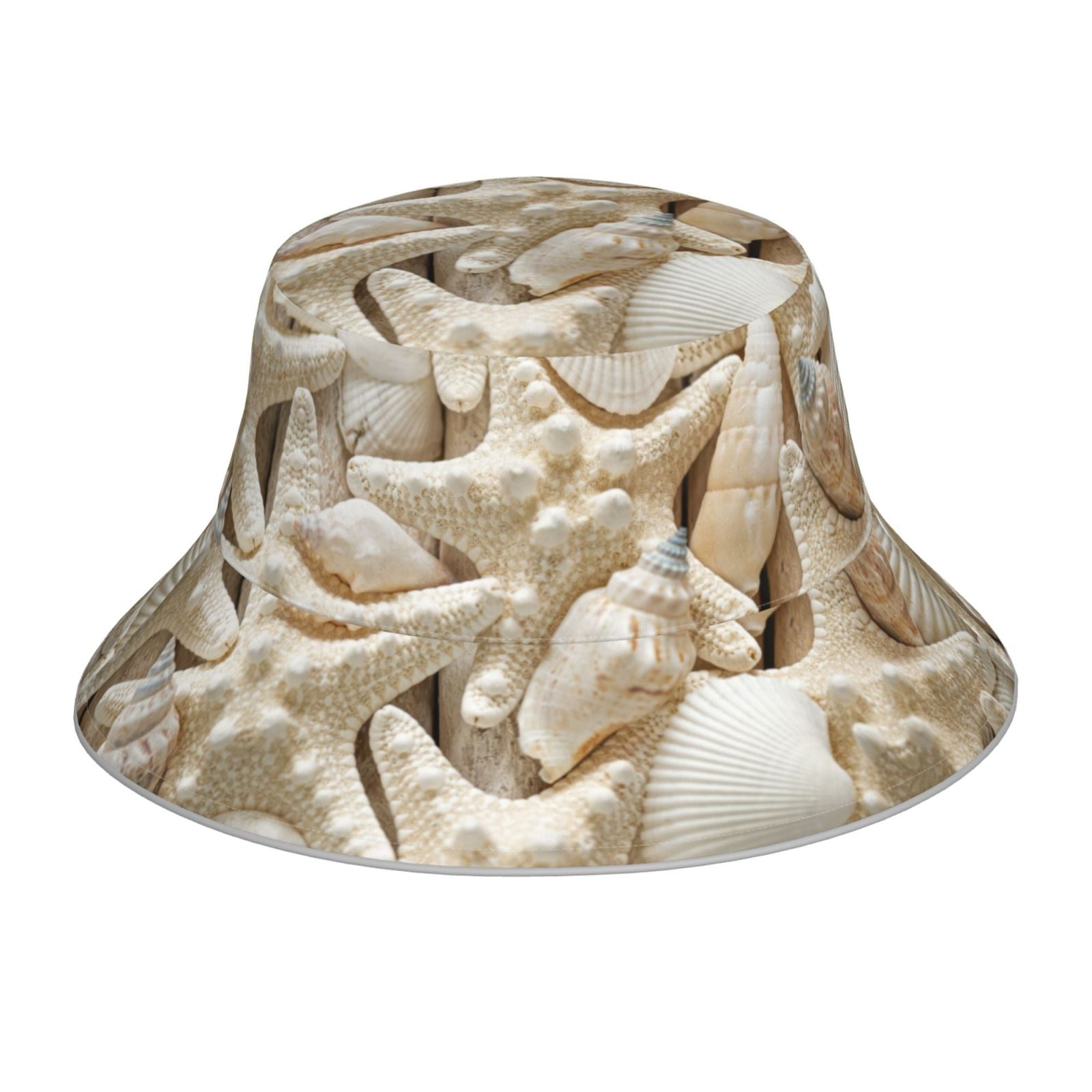 Kll Starfish And Sea Shells Bucket Hat For Women Men Packable Travel ...