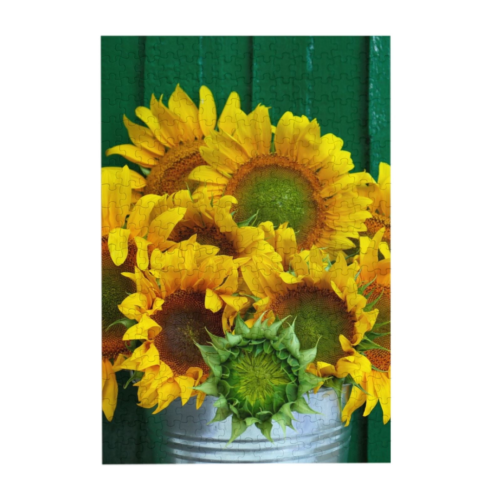 Kll Sunflowers In Bucket - 300 Piece Jigsaw Puzzle For Adult And ...