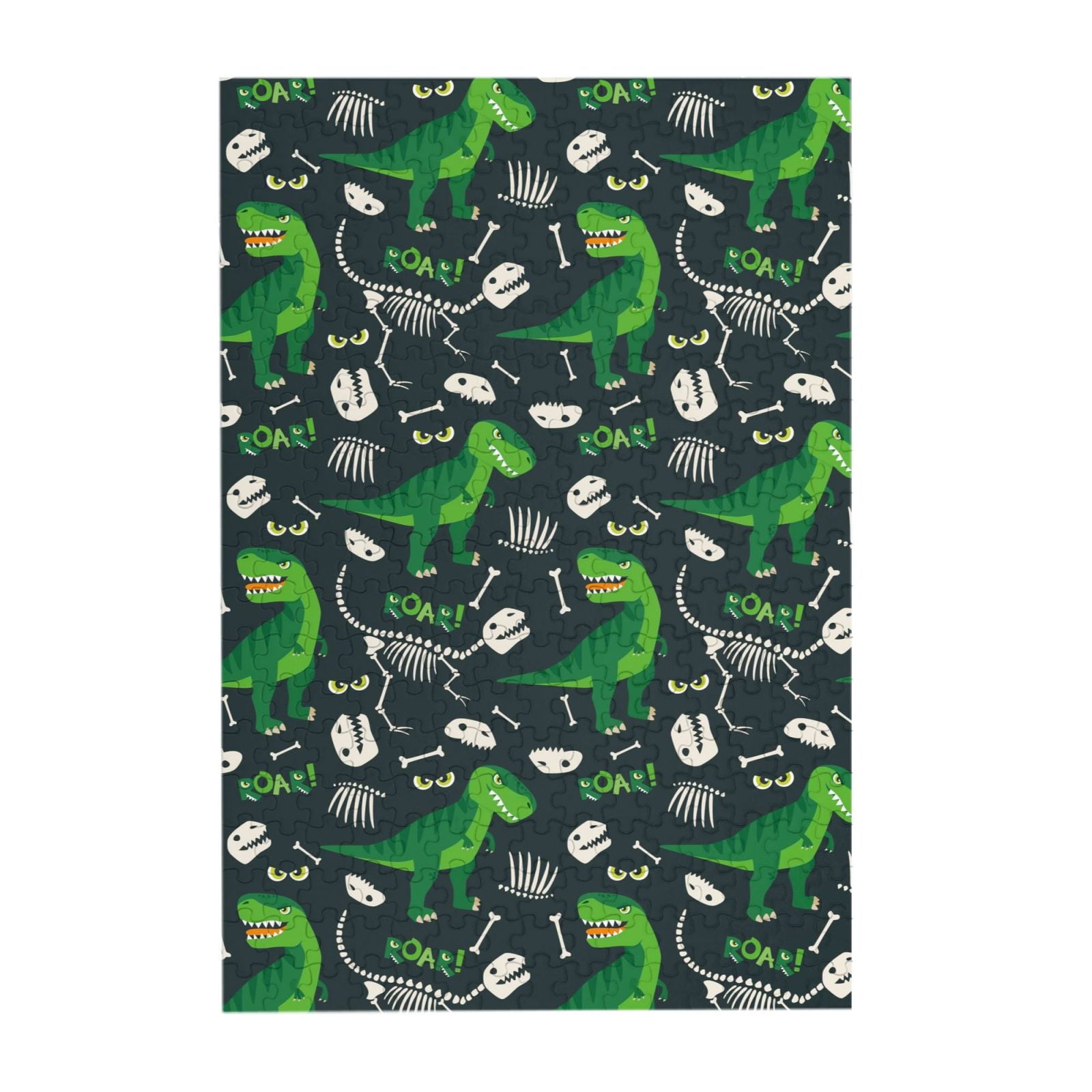 Kll T Rex And Dinosaur Bone 300 Piece Jigsaw Puzzle For Adult And