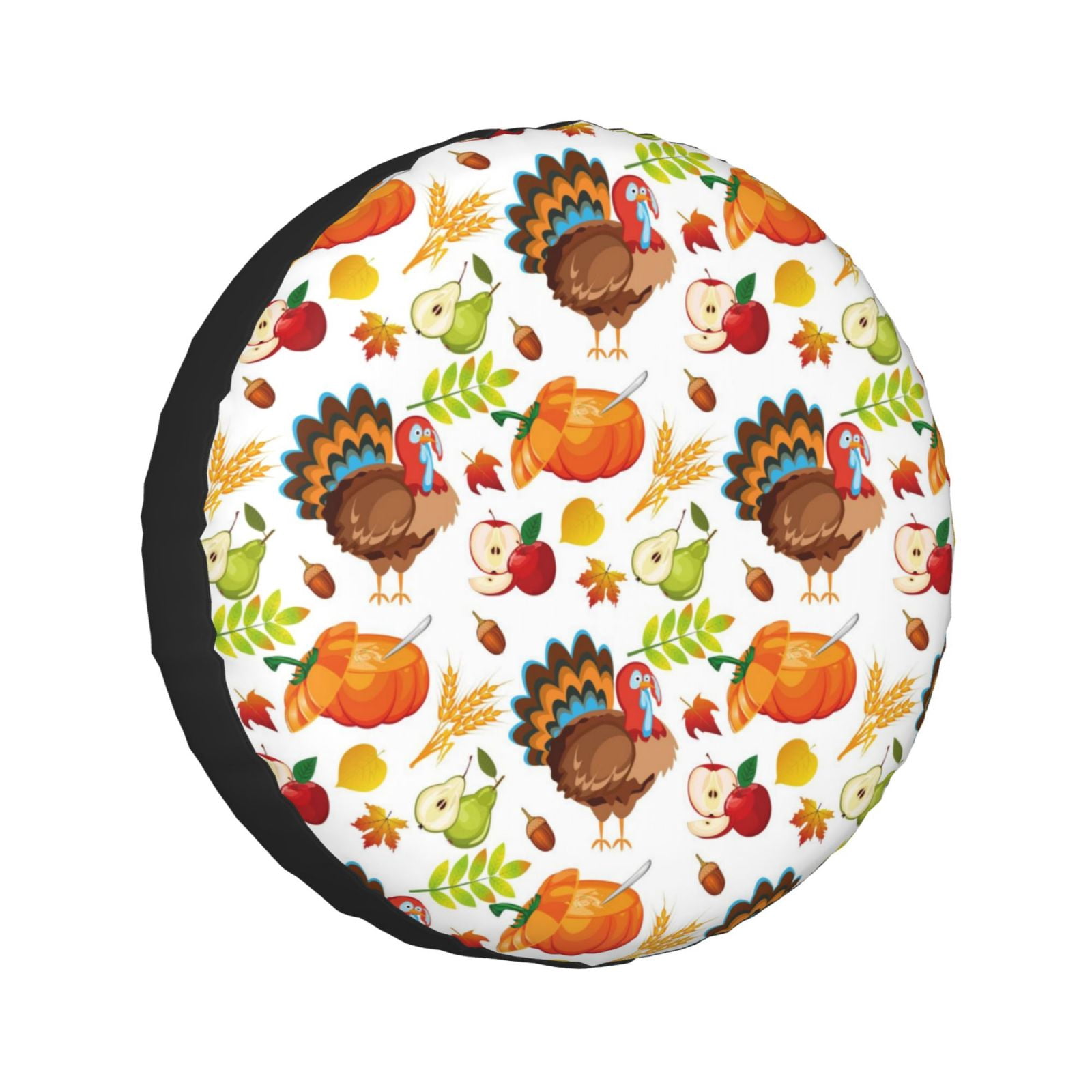Kll Thanksgiving Turkey Tire Cover,Universal Wheel Tire Cover For ...