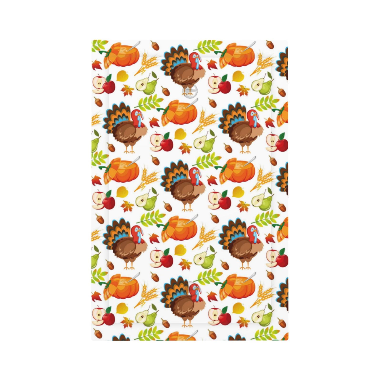 Kll Thanksgiving Turkey Wall Plate,Gloss Finish,Standard Size 1 - 5" X ...