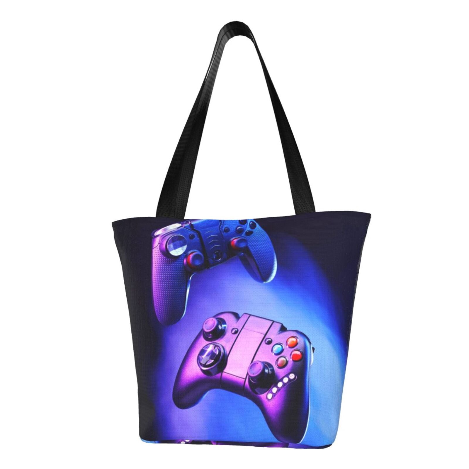 Kll Tote Bag For Women Play Gaming Print Shopping Grocery Reusable Bags ...