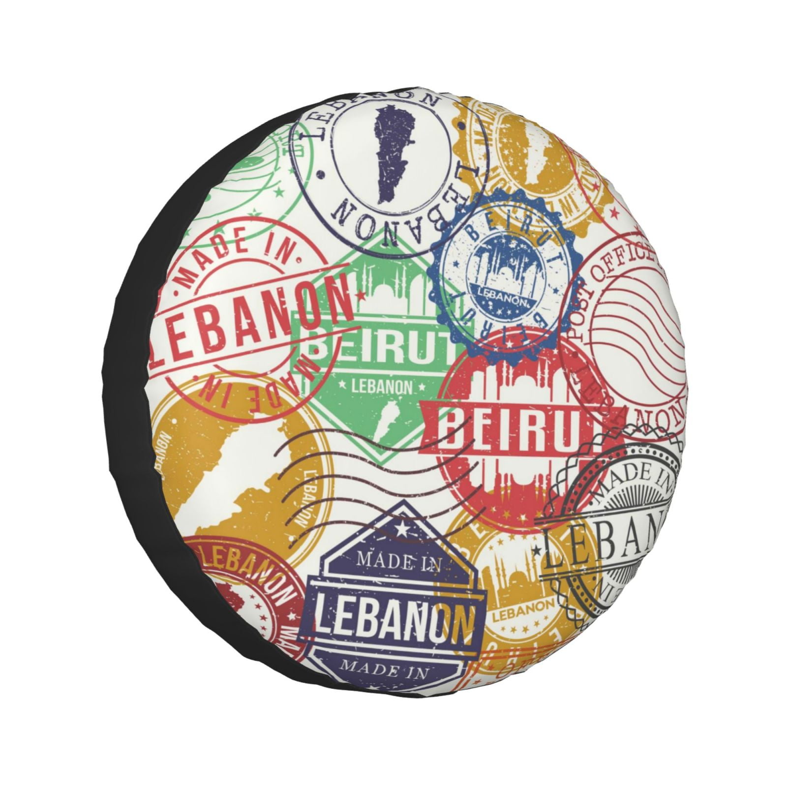 Kll Travel Stamp Tire Cover,Universal Wheel Tire Cover For Trailer, Rv ...