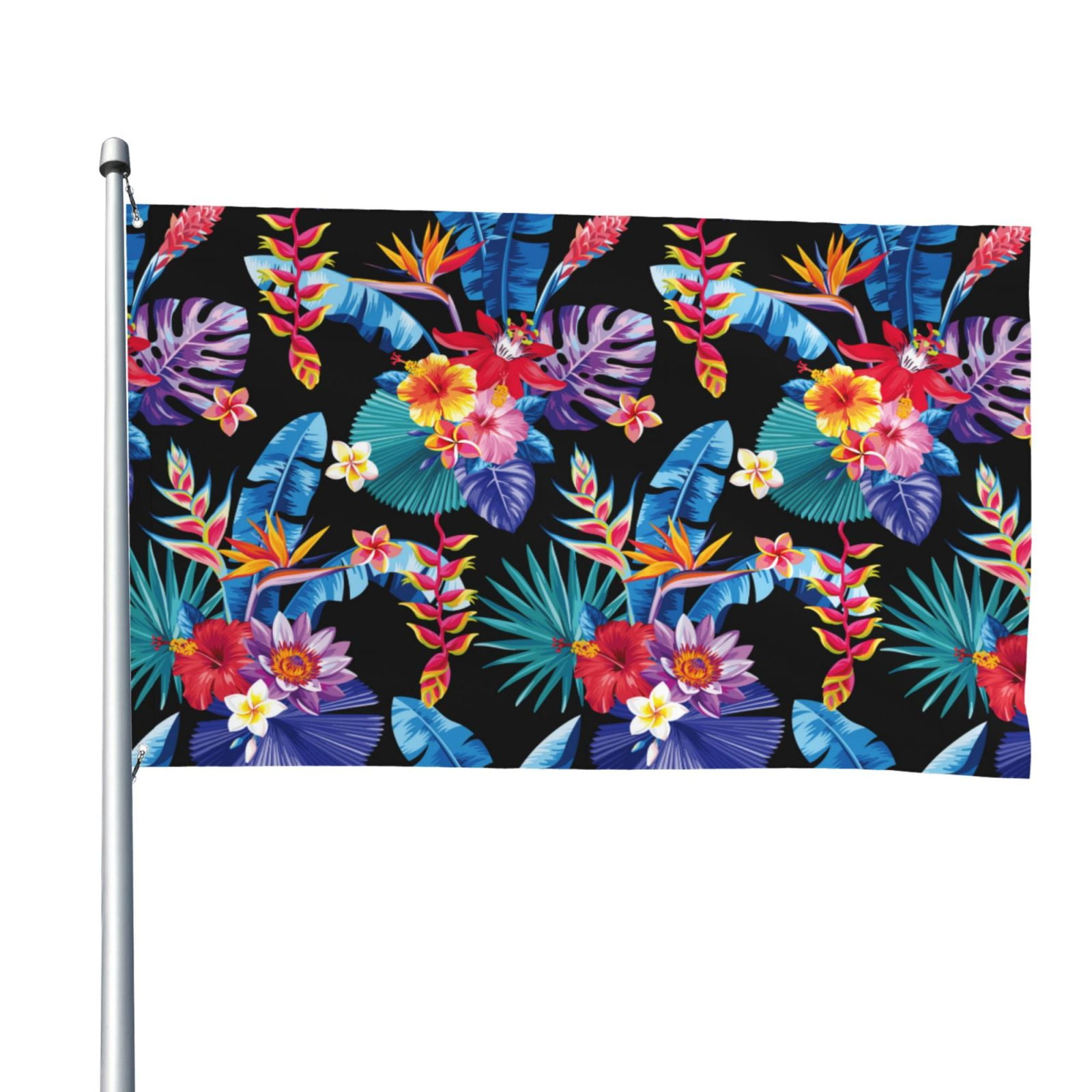 Kll Tropical Palm Leaves Flag 4x6 Ft Parade Party Flag Outdoor Flag ...