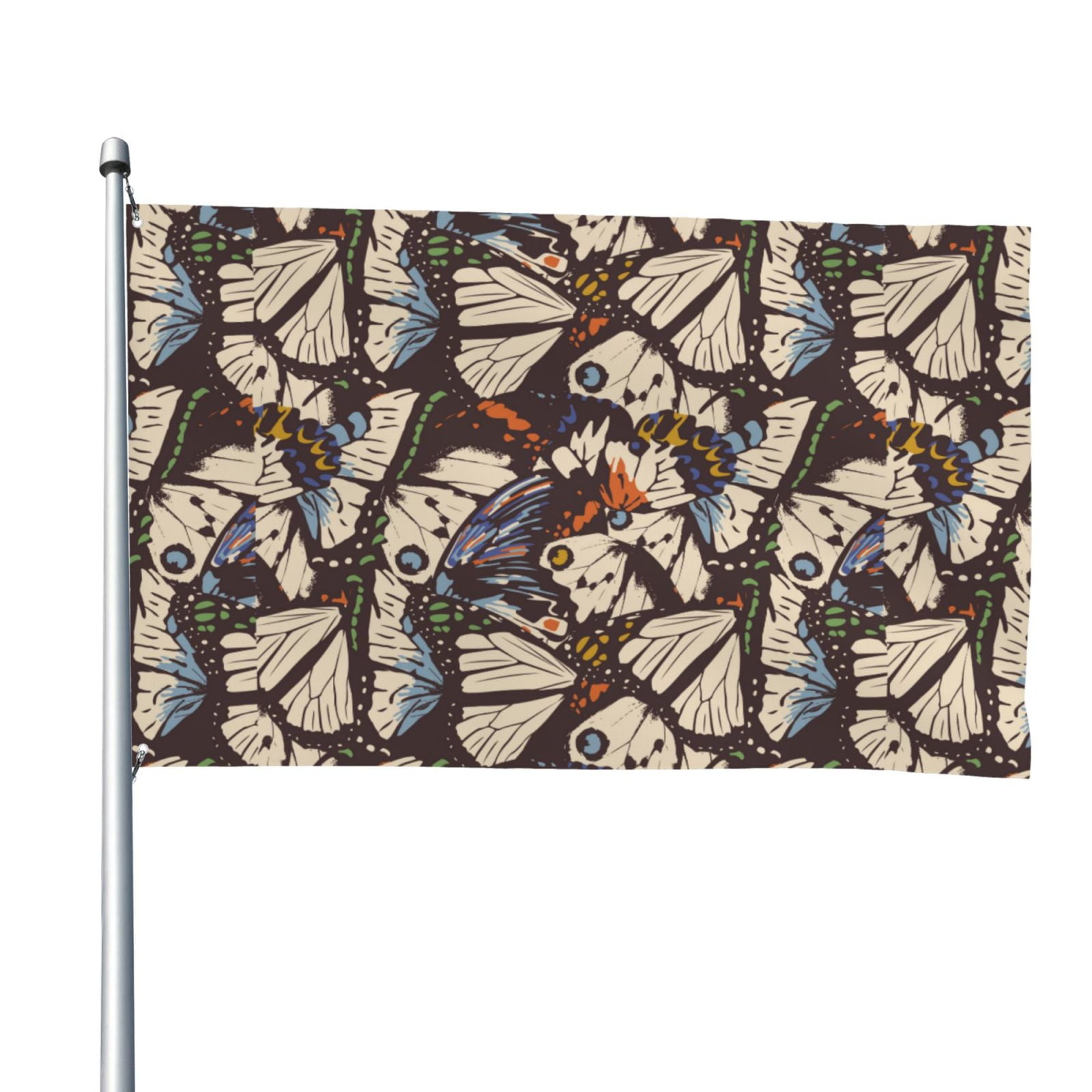 Kll Vector Butterflies Flag 4x6 Ft Parade Party Flag Outdoor Flag ...
