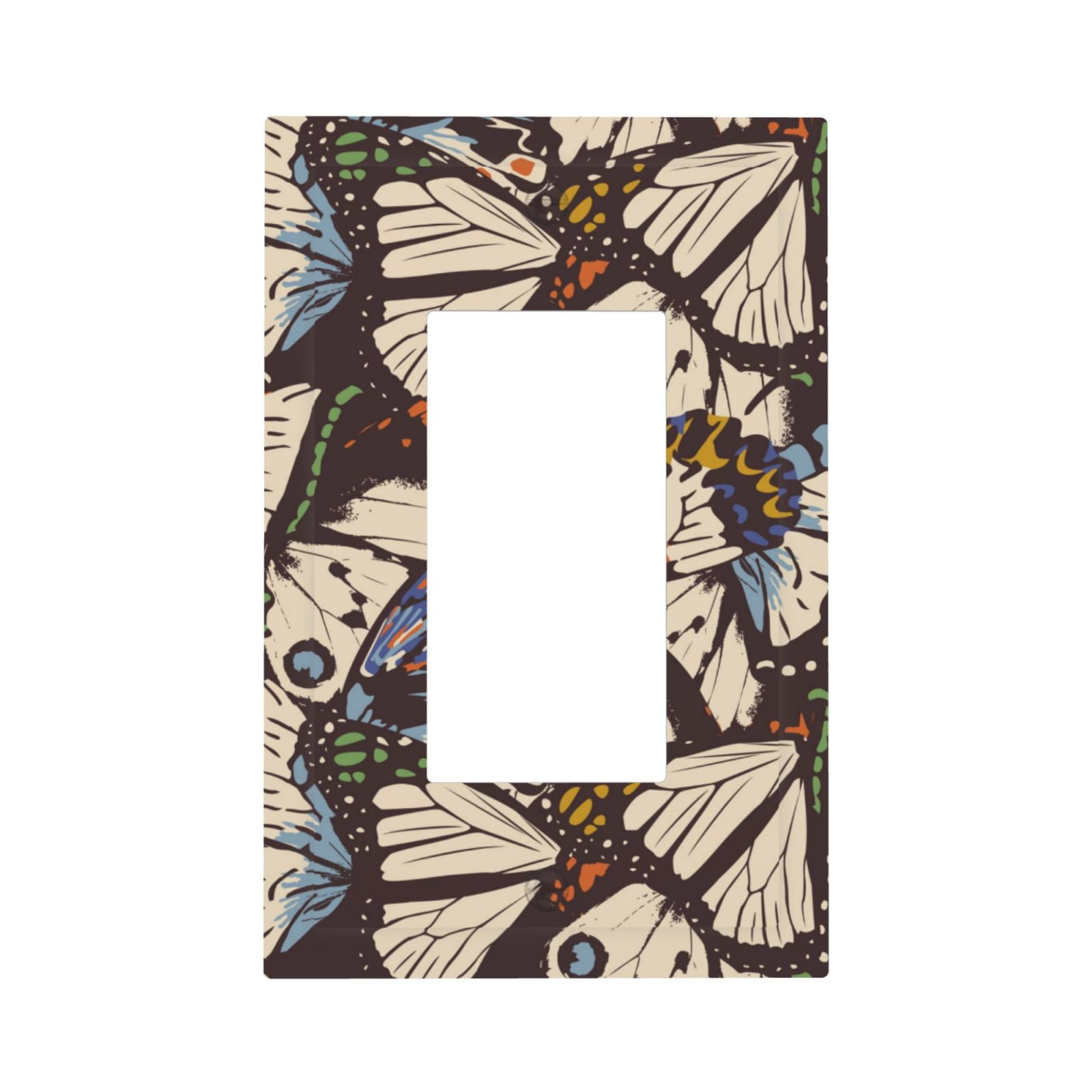 Kll Vector Butterflies Wall Plate,Gloss Finish,Standard Size 1 - 5" X 3 ...