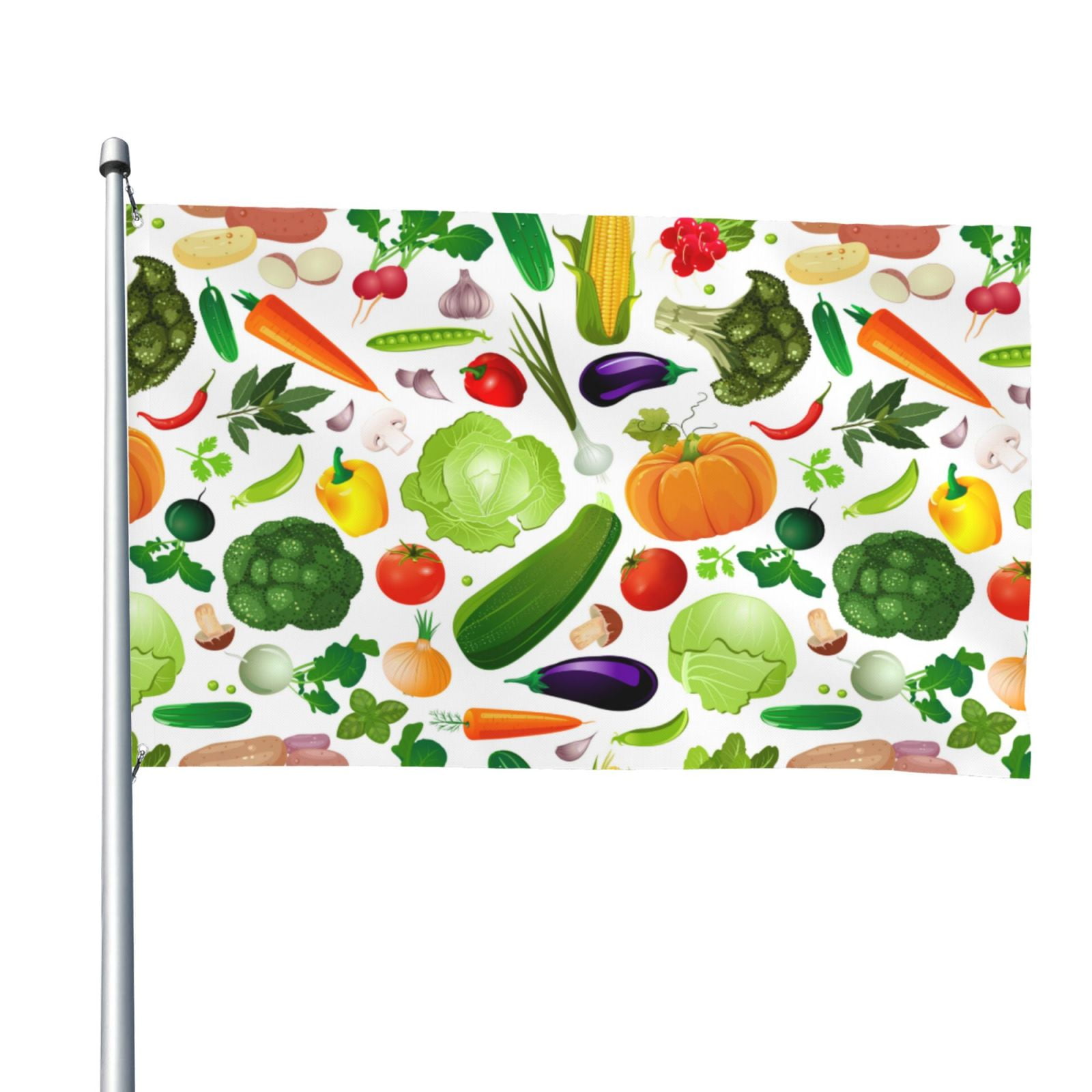 Kll Vegetables2 Flag 4x6 Ft Parade Party Flag Outdoor Flag Decorative ...