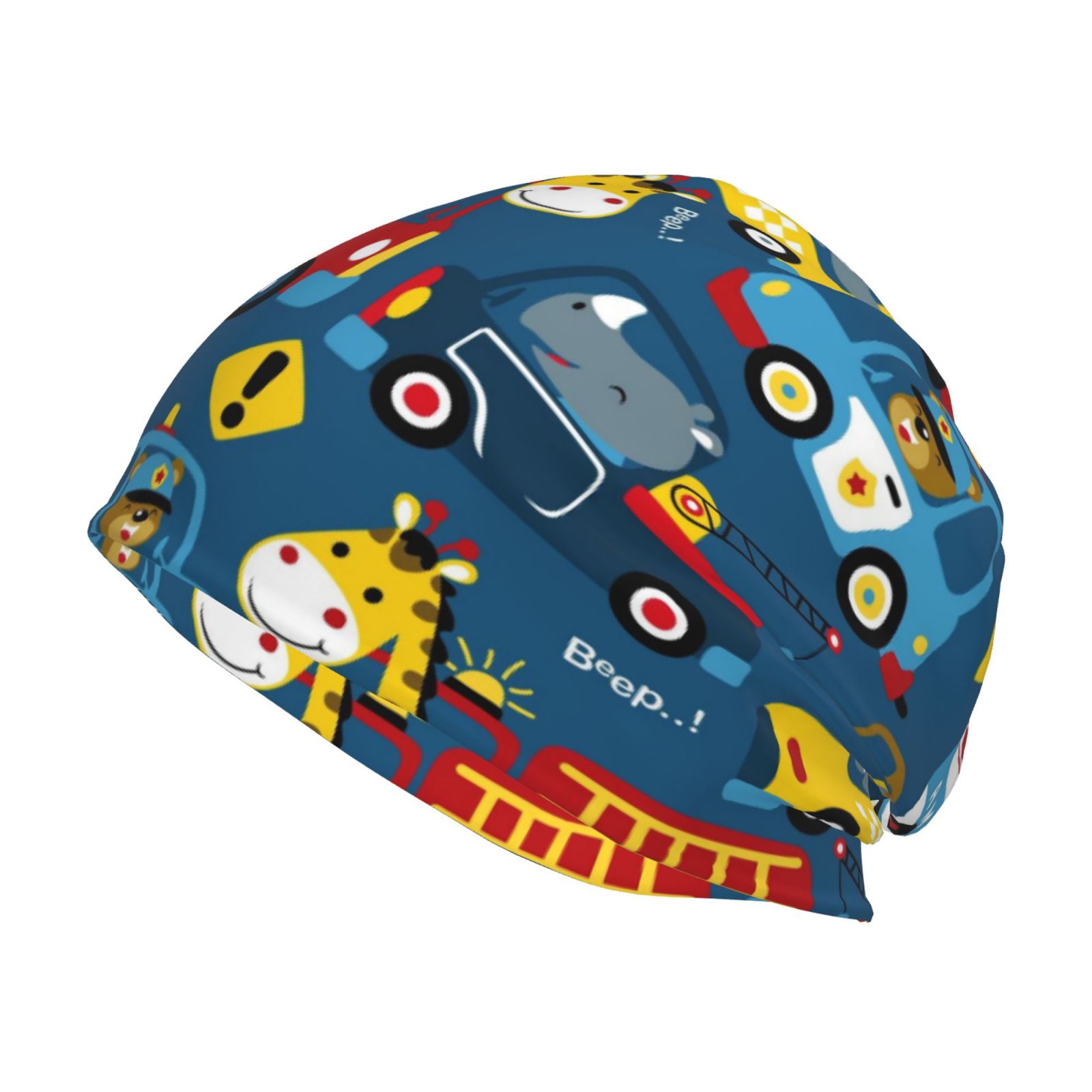 Kll Vehicles Cartoon With Funny Drivers Winter Fall Beanie Knit Hats ...
