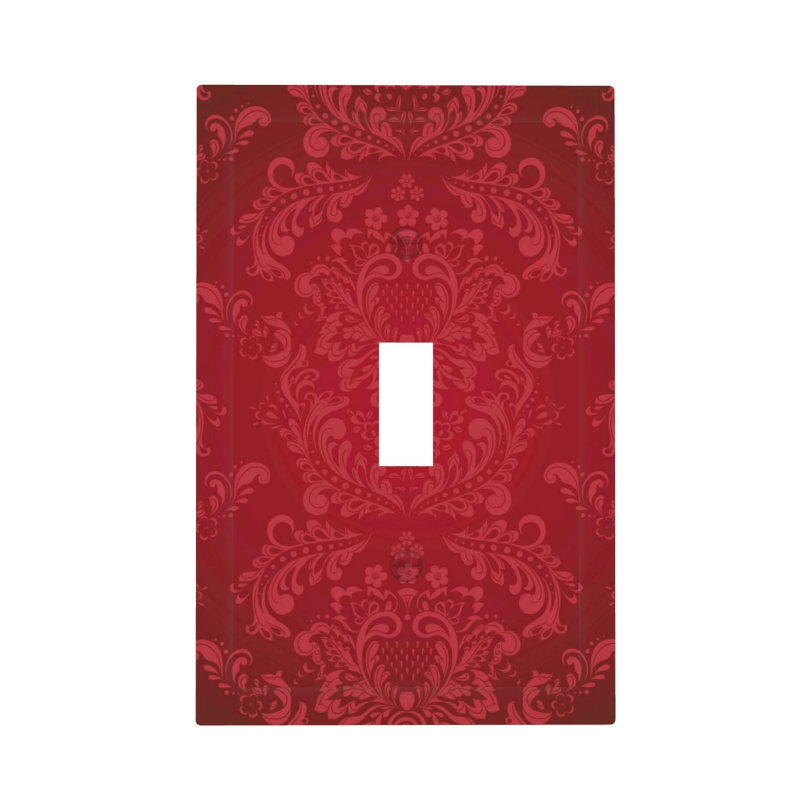 Kll Vintage Burgundy Wall Plate,Gloss Finish,Standard Size 1 - 5" X 3 ...