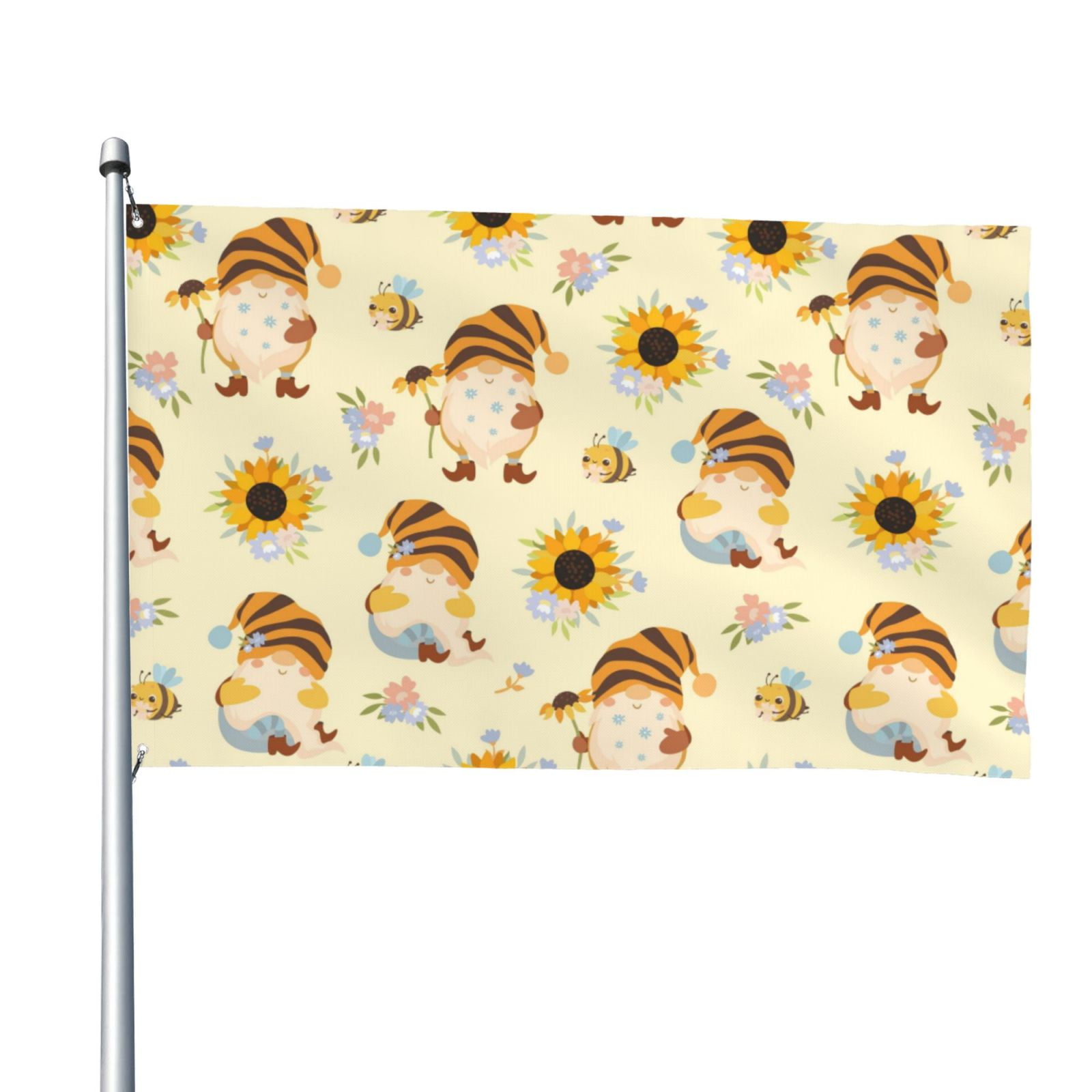 Kll Watercolor Bee Honey Honeycomb Bee Flag 4x6 Ft Parade Party Flag ...