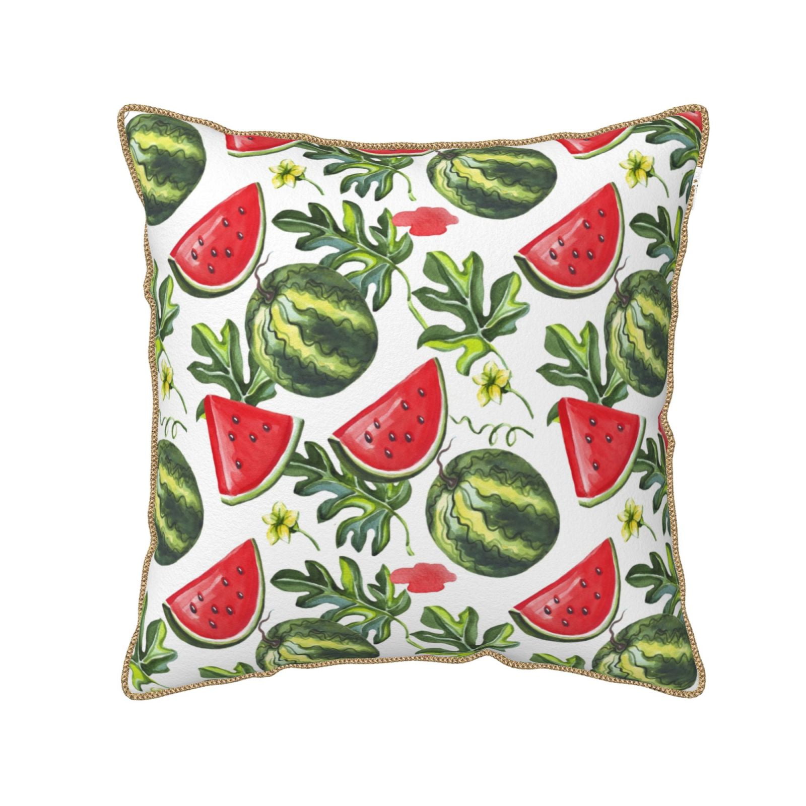 Kll Watermelons Decorative Throw Pillow Covers Velvet Soft For Couch ...