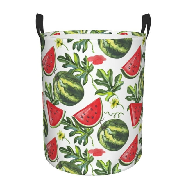Kll Watermelons Waterproof Foldable Laundry Hamper Bucket With Handles ...