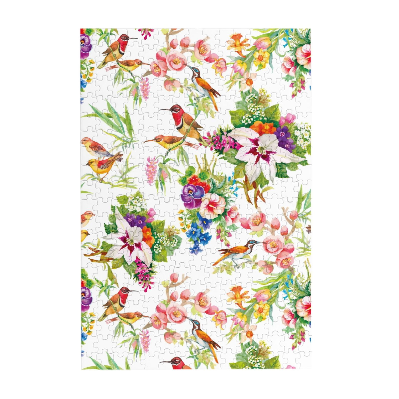 Kll Wild Exotic Birds And Flowers - 300 Piece Jigsaw Puzzle For Adult ...
