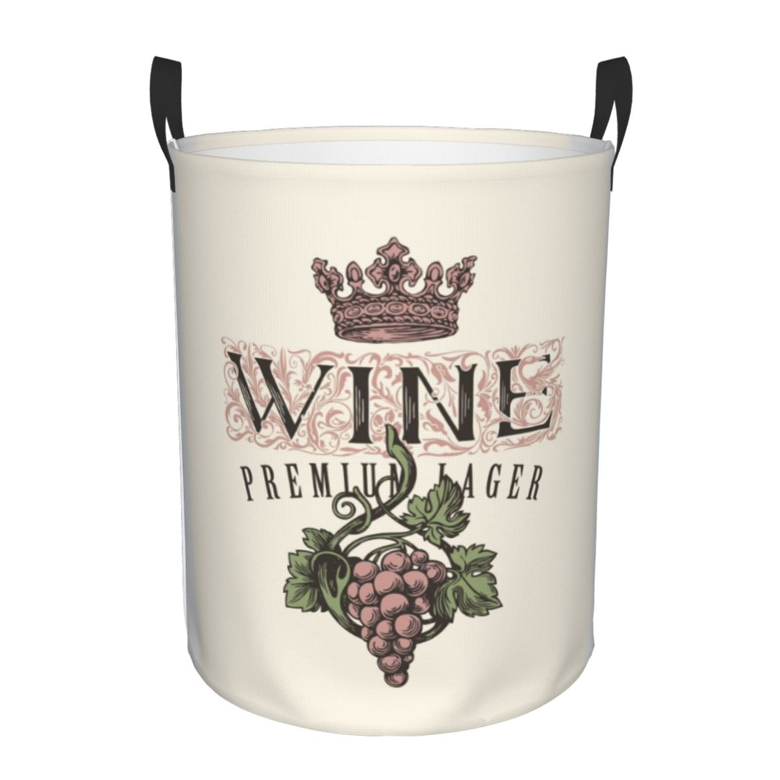 Kll Wine Waterproof Foldable Laundry Hamper Bucket With Handles For ...