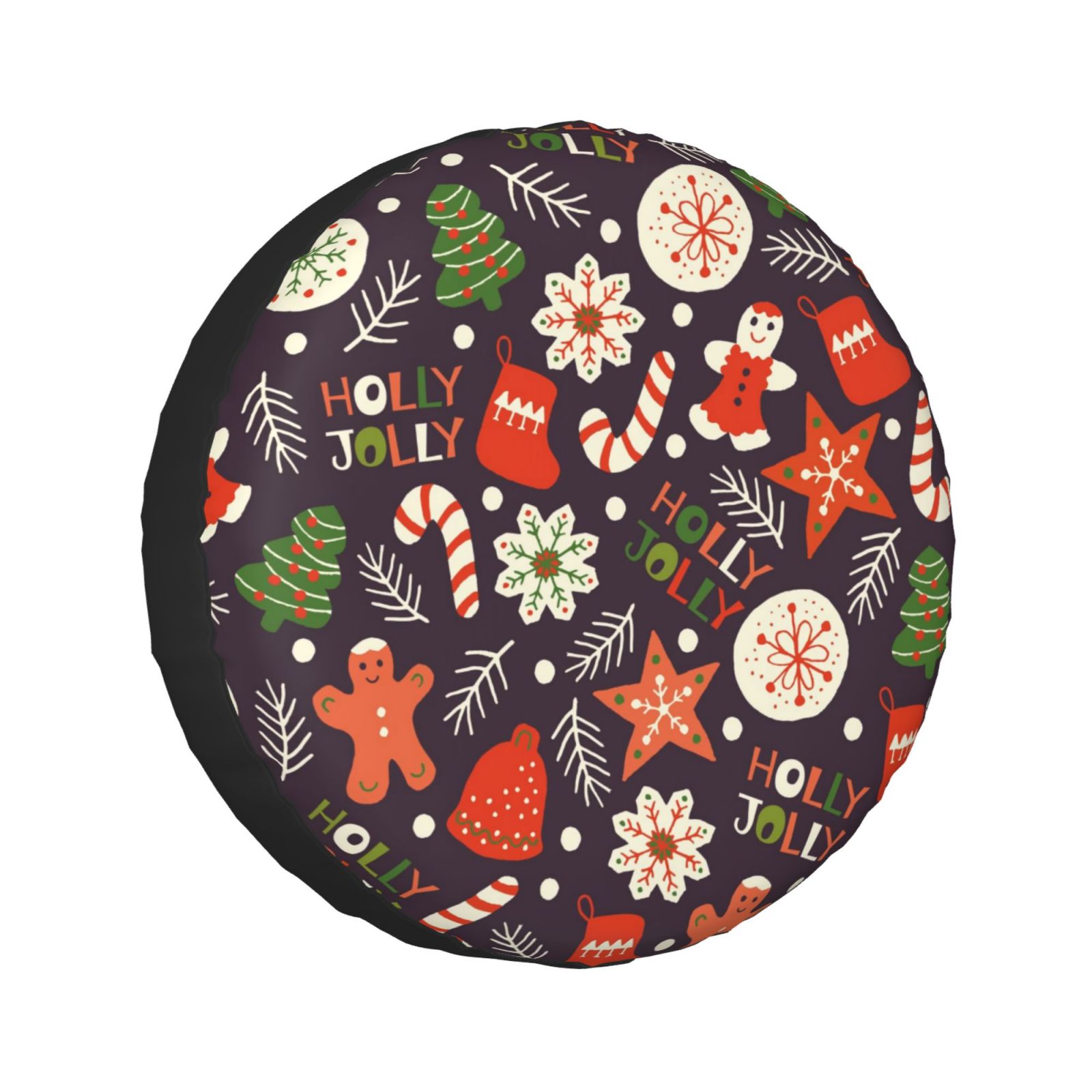 Kll Winter Holiday Christmas Tire Cover,Universal Wheel Tire Cover For ...