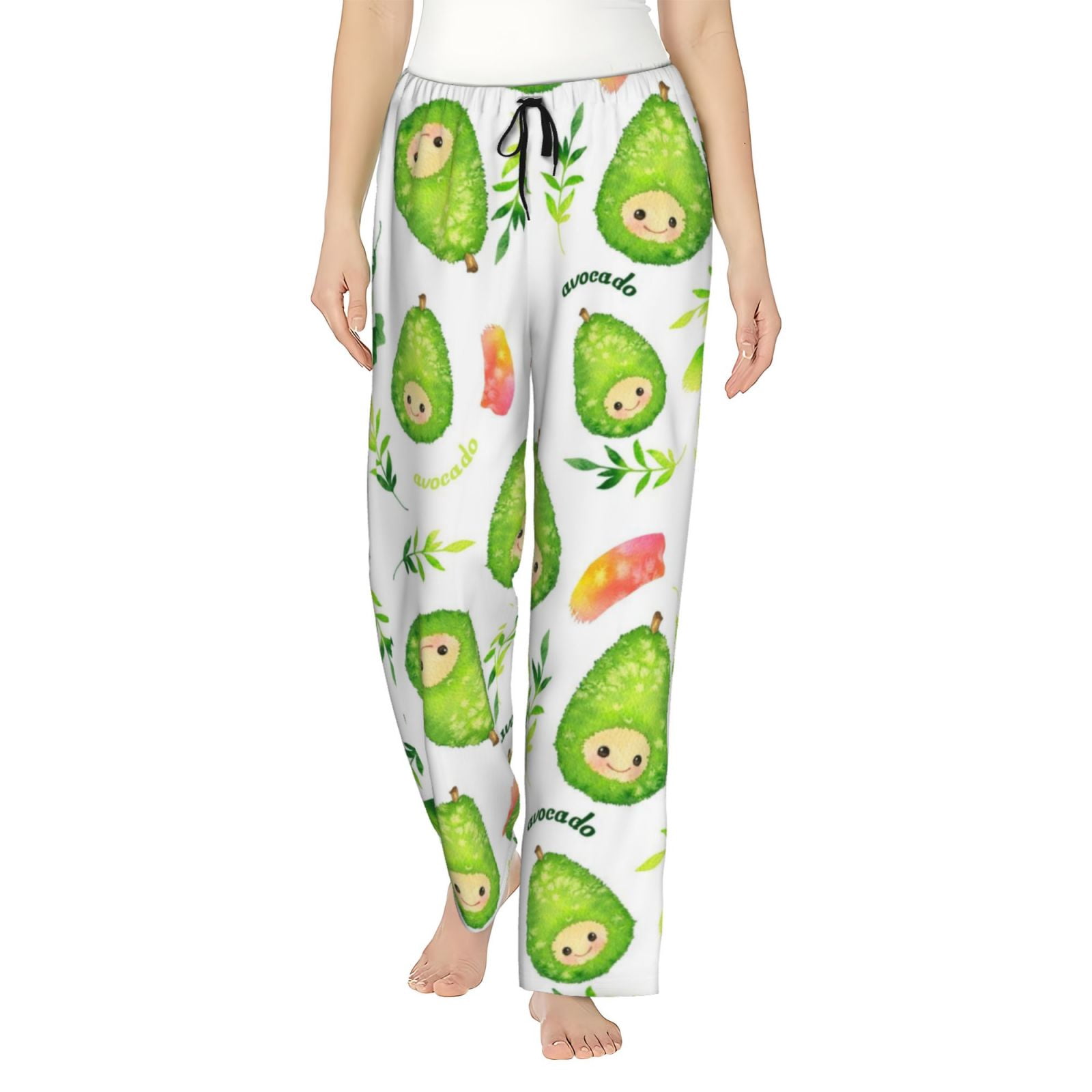 Kll Womens Kawaii Avocado Print Pajama Pants Soft Pajama Bottoms For ...