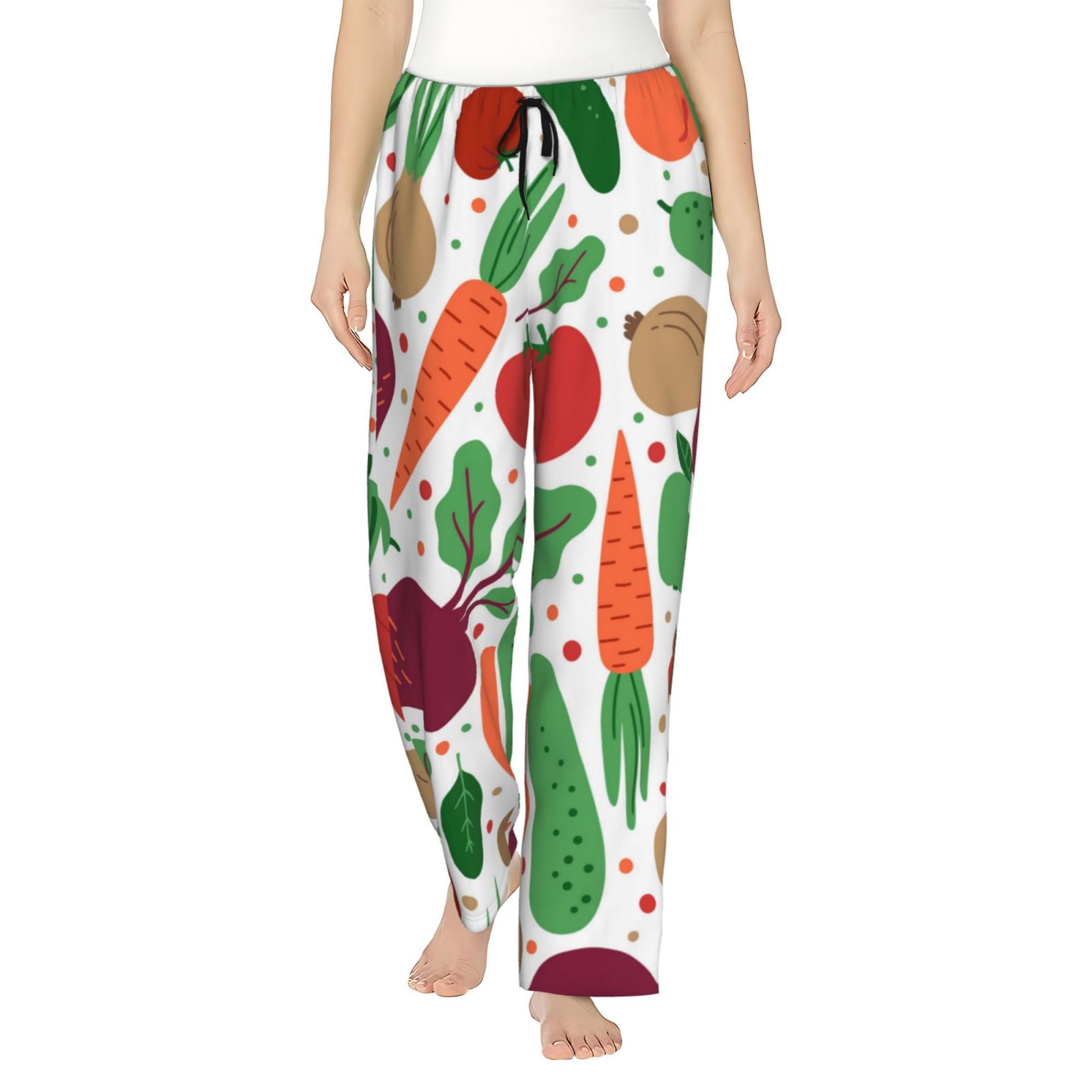 Kll Womens Vegetables Print Pajama Pants Soft Pajama Bottoms For Women ...