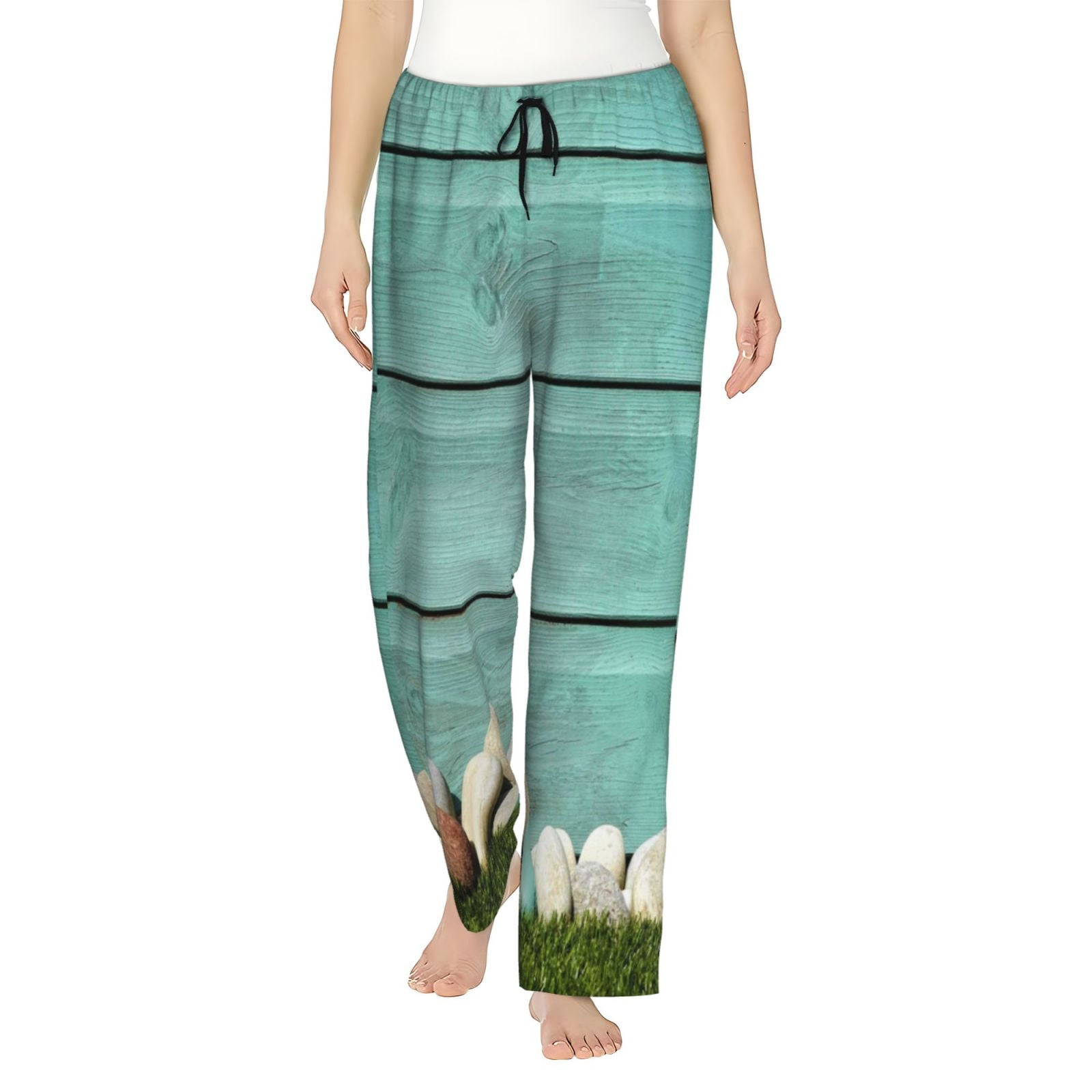 Kll Womens Wood Grain Print Pajama Pants Soft Pajama Bottoms For Women ...