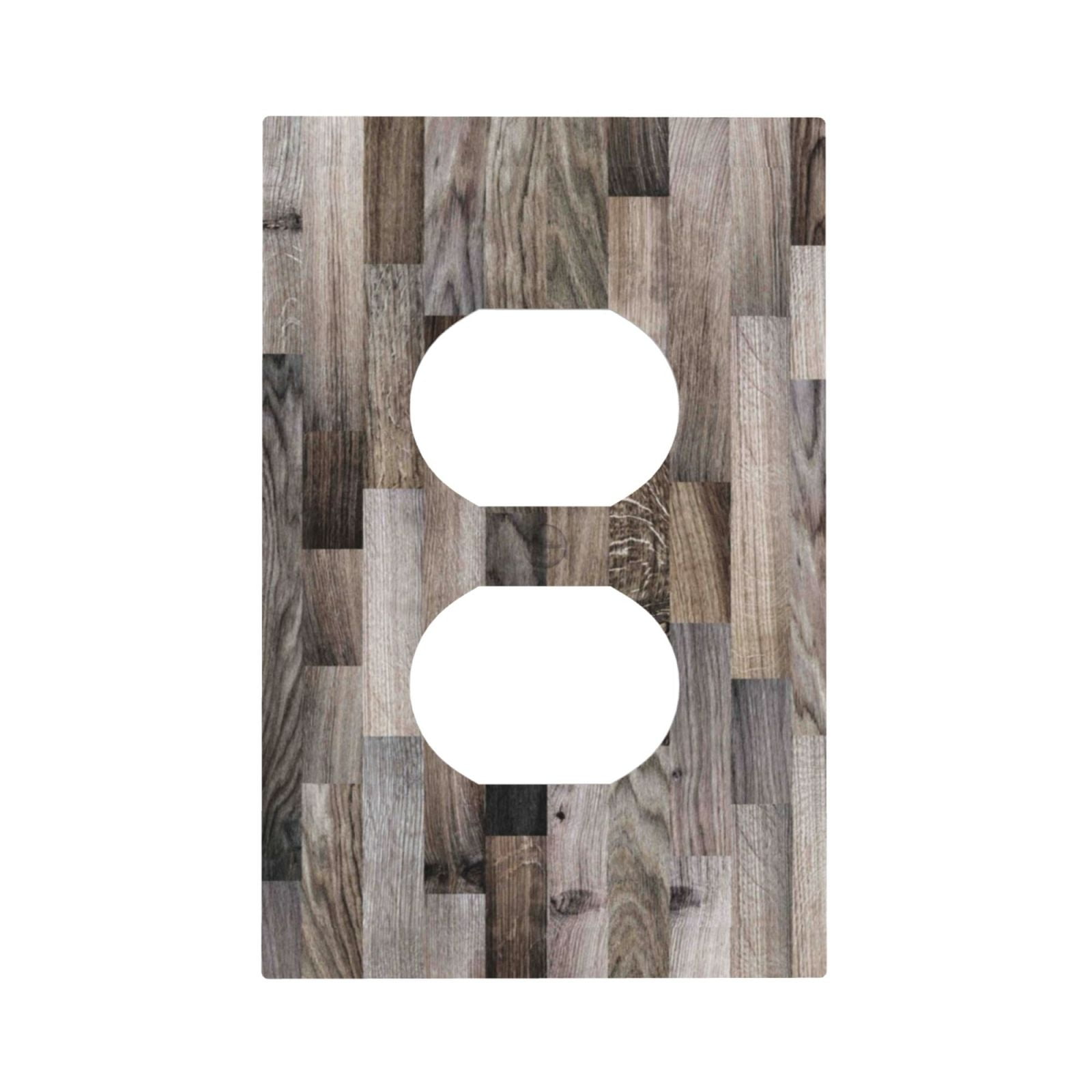 Kll Wooden Texture Wall Plate,Gloss Finish,Standard Size 1 - 5" X 3 ...