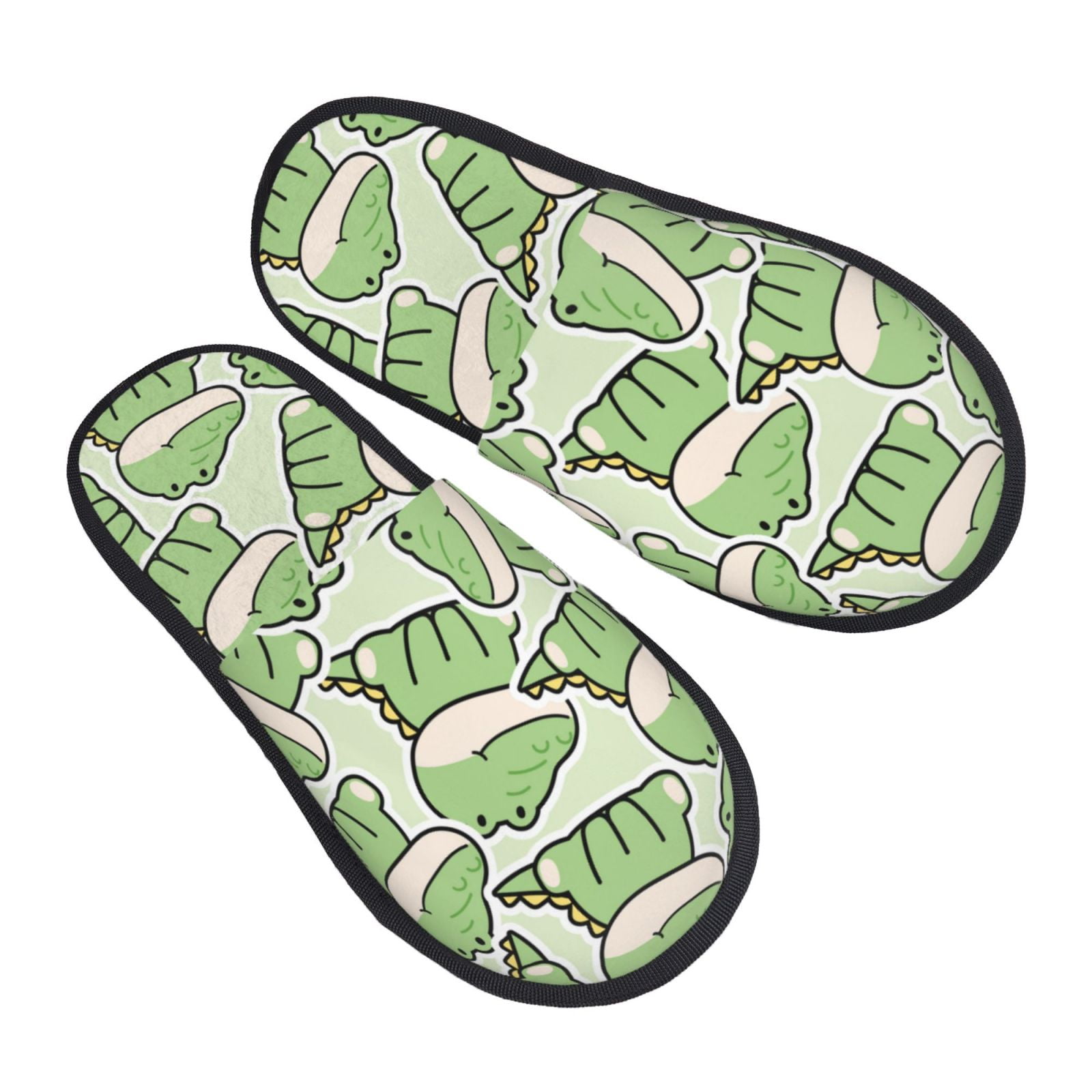 Kll cute Crocodile Slippers For Women Men House Slip On Indoor Outdoor ...