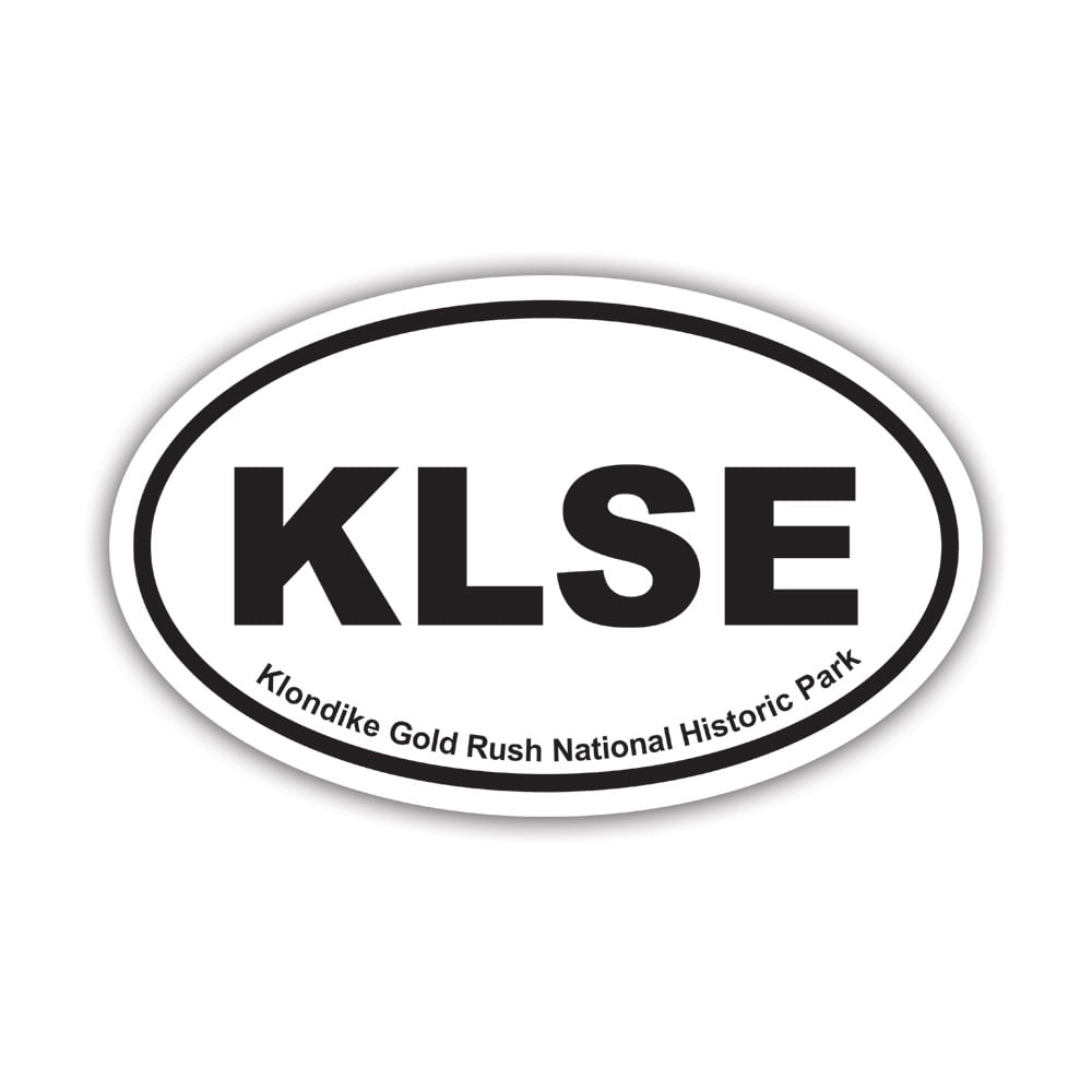 Klondike Gold Rush National Historic Park KLSE Oval Sticker Decal ...