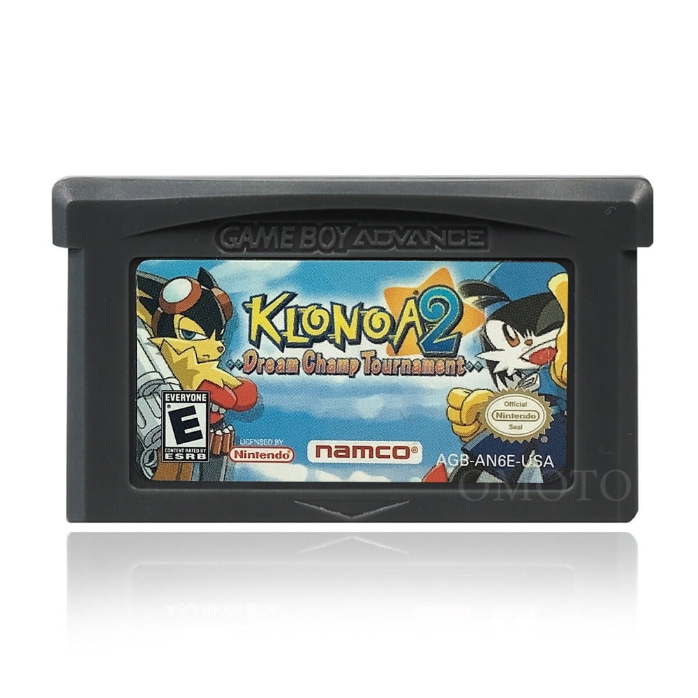 Klonoa 2: Dream Champ Tournament Games Cartridge Card for GBA/GBASP/NDS/IDS/NDSL/IDSL, US ...